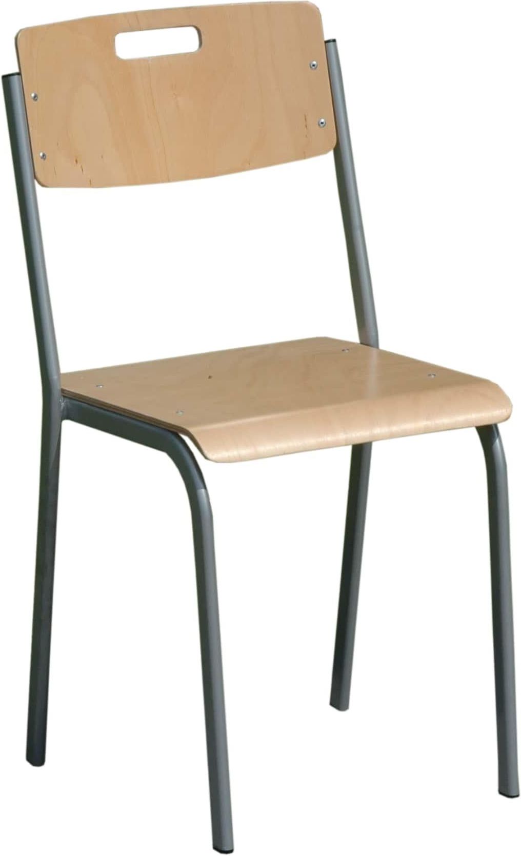 Metalbit Krzesło Szkolne Luna Rozmiar: 4, Kolor Konstrukcji: Zielony ...