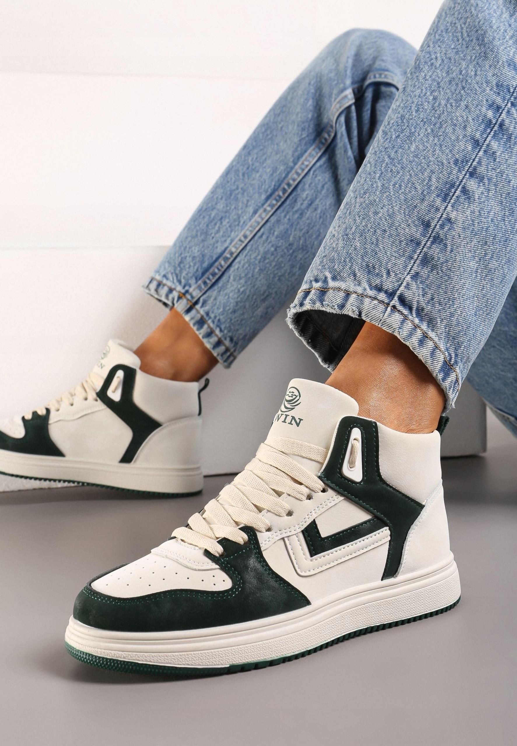 Born2Be Beżowo-Zielone Sneakersy damskie 36 - Ceny i opinie - Ceneo.pl
