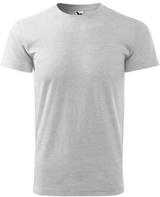 Wzmocniona Koszulka męska T-shirt bawełna bez szwów bocznych BASIC ...