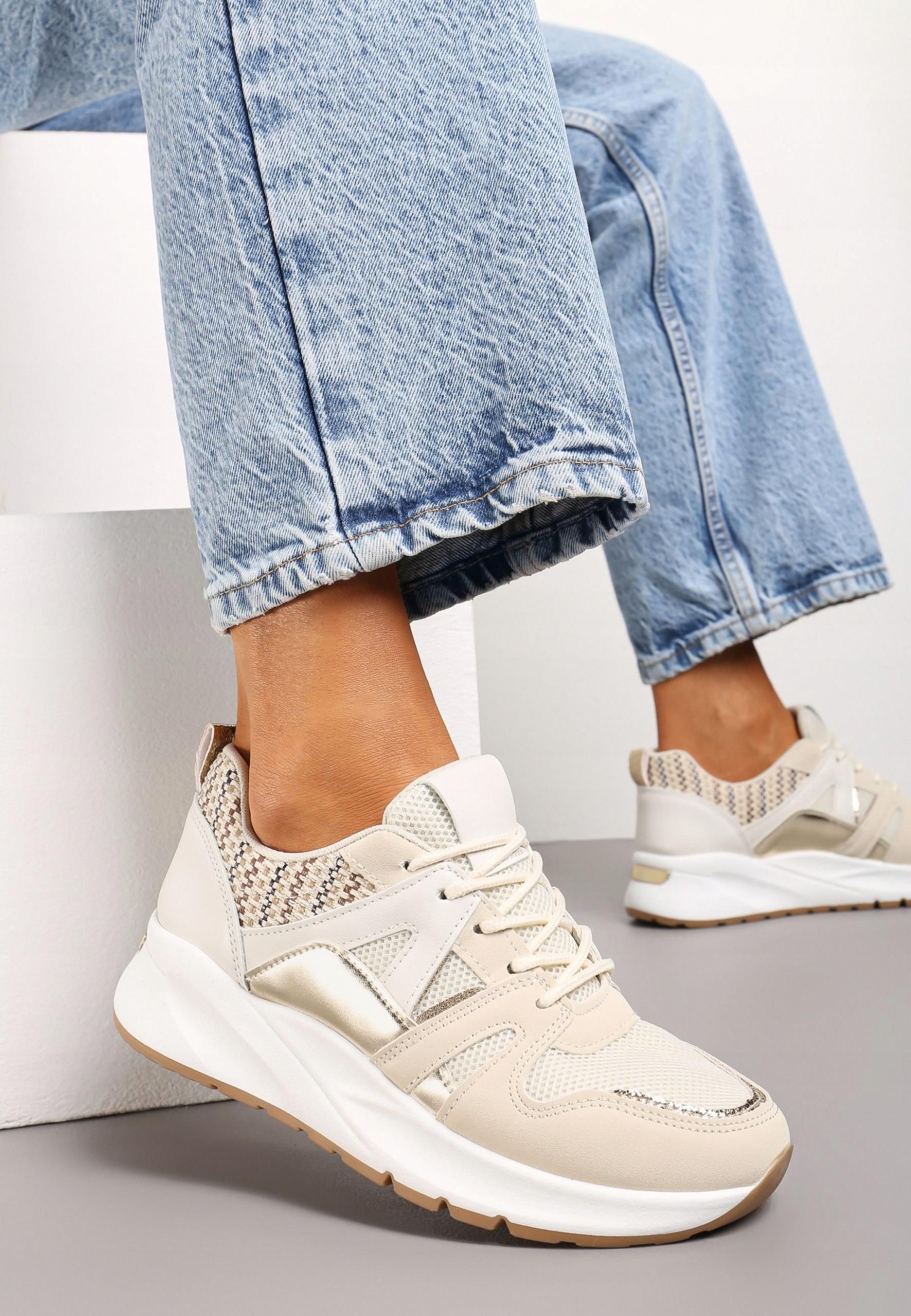 Born2Be Beżowe Sneakersy damskie 38 - Ceny i opinie - Ceneo.pl
