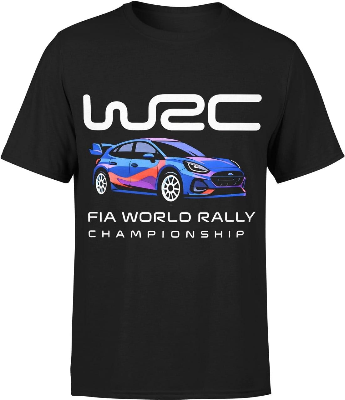 Wrc Rajdowa Motorsport Racing Wyścigowa Rally Męska koszulka (S, Szary ...