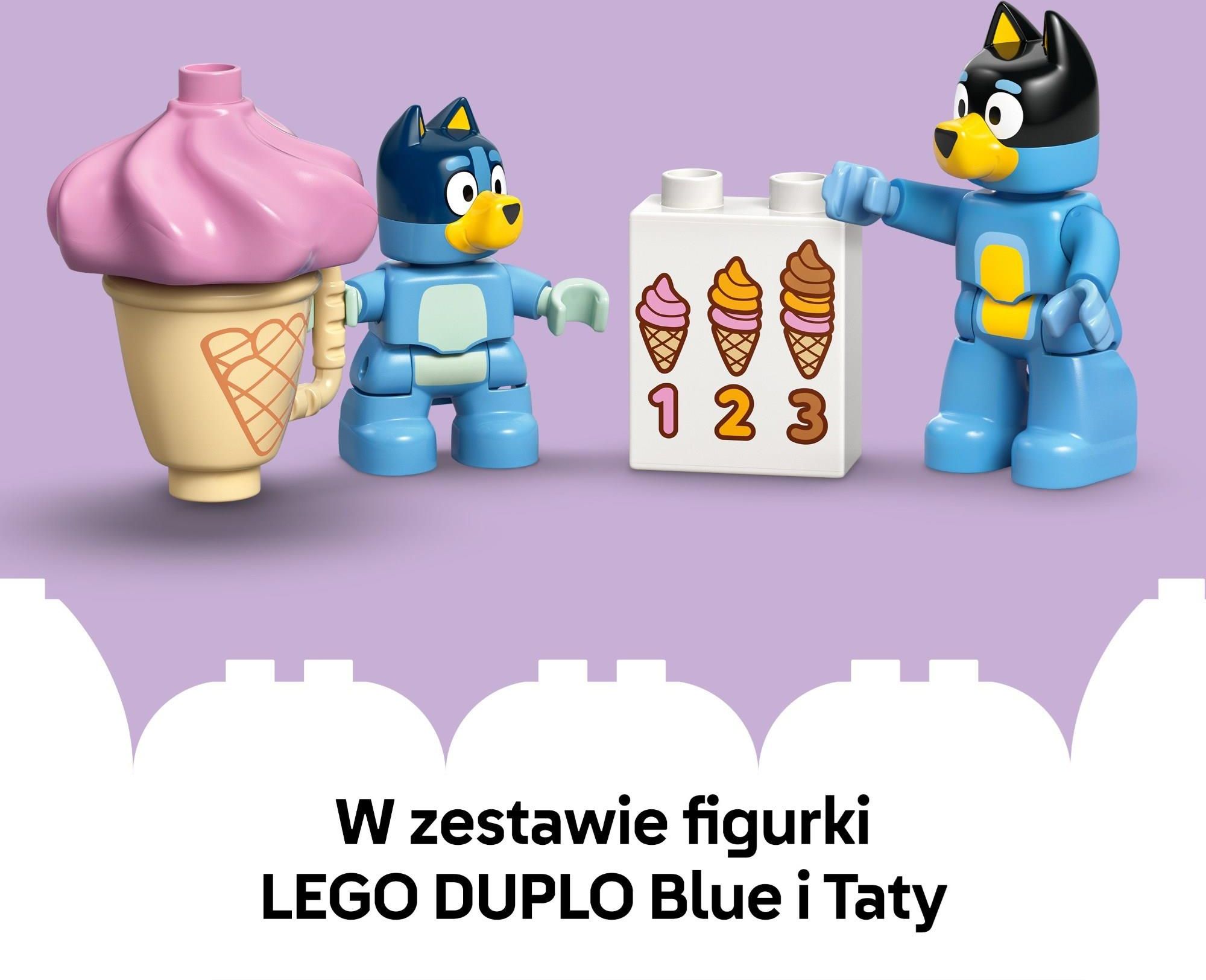 LEGO DUPLO Bluey 10458 Wyprawa po lody z Blue - Ceny i opinie - Ceneo.pl
