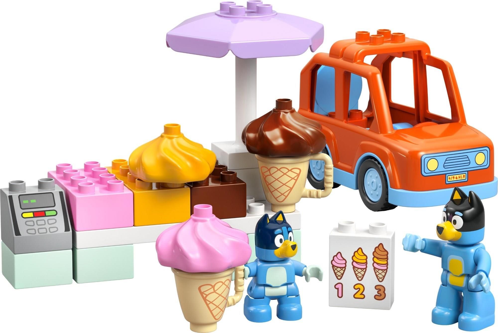 LEGO DUPLO Bluey 10458 Wyprawa po lody z Blue - Ceny i opinie - Ceneo.pl