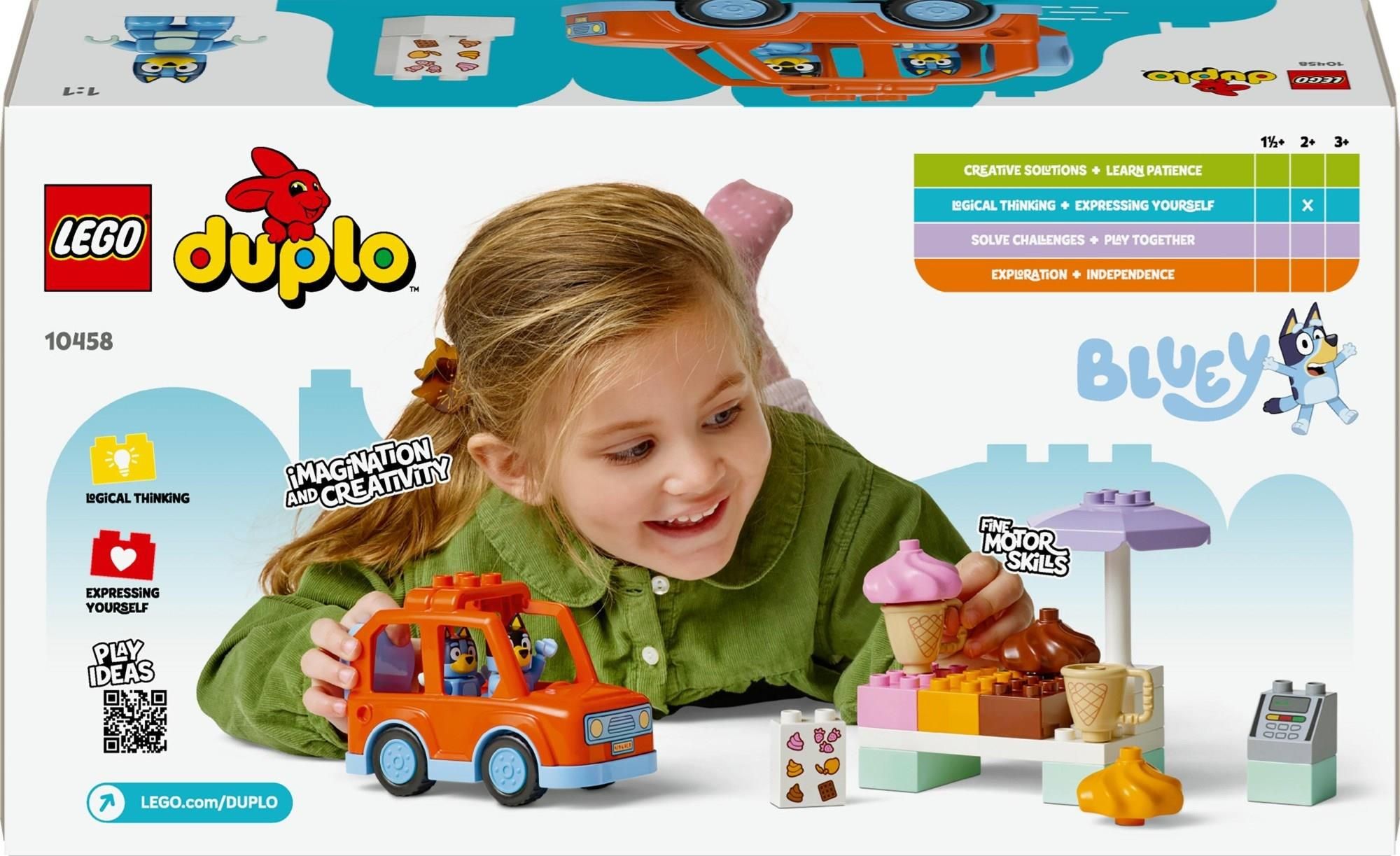 LEGO DUPLO Bluey 10458 Wyprawa po lody z Blue - Ceny i opinie - Ceneo.pl