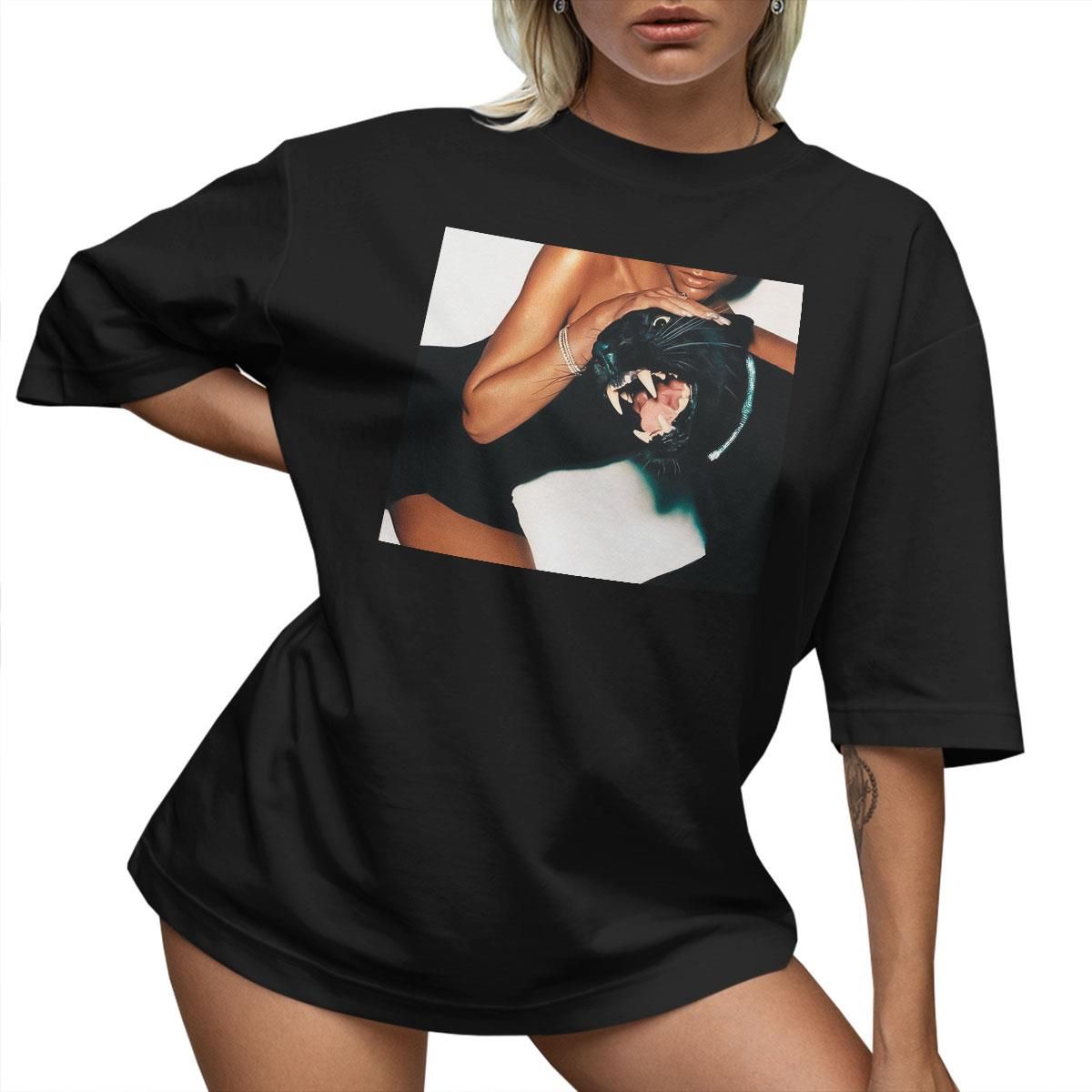 Modna Sukienka Damska Mini Krótka Koszulka Oversize Na Lato Dużo Wzorów ...