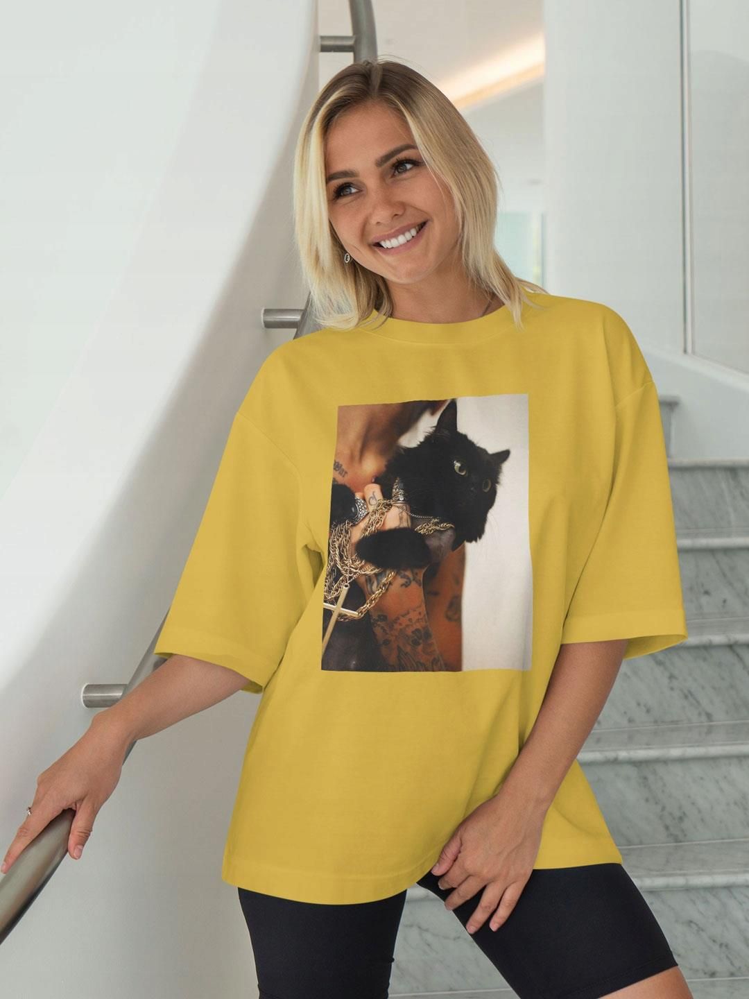 Modna Sukienka Damska Mini Krótka Koszulka Oversize Na Lato Dużo Wzorów ...