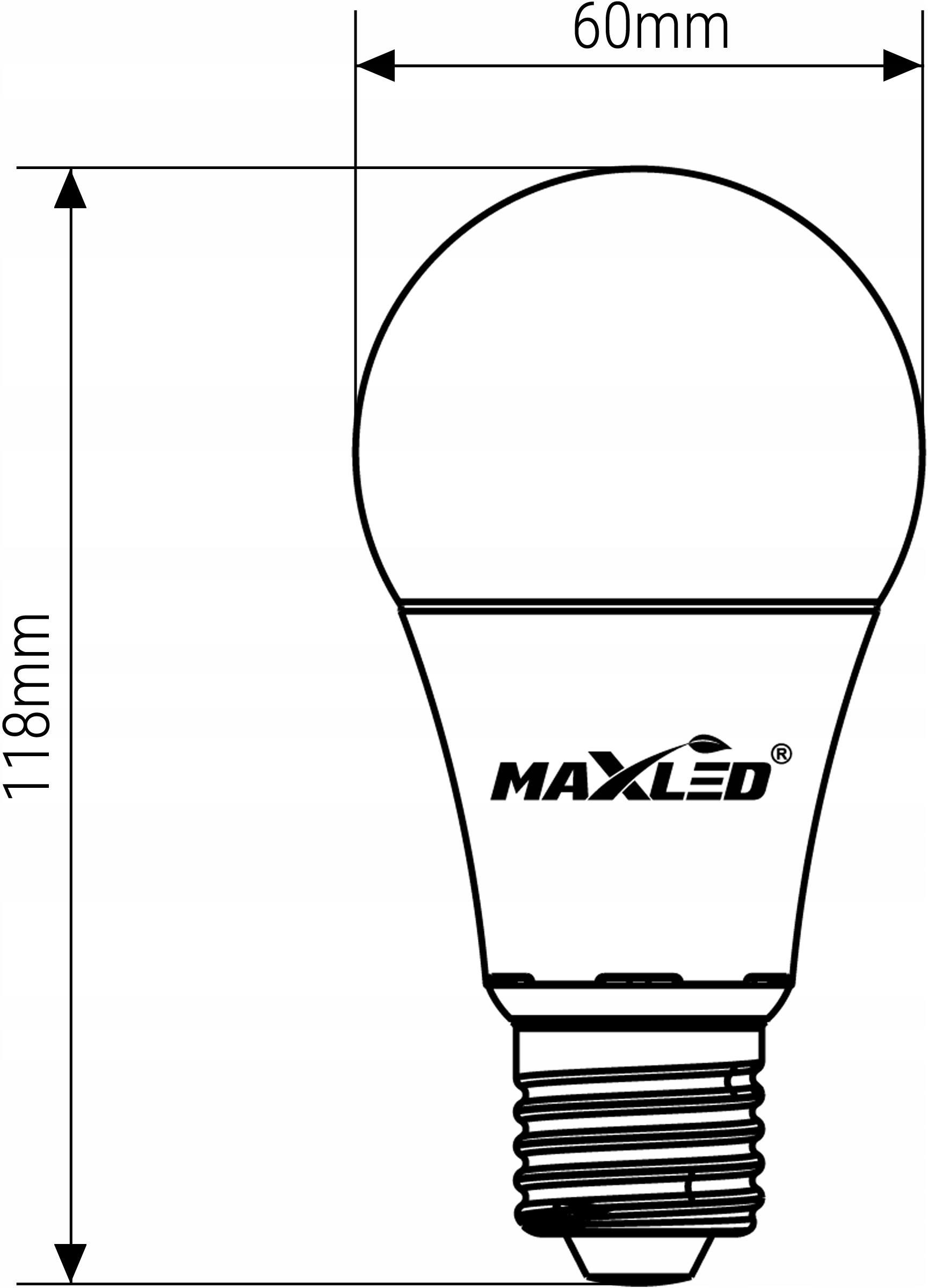 Max-Led Żarówka Led E27 12W 1251Lm Biała Ciepła 3000K Nie Mruga - Opinie i atrakcyjne ceny na ...