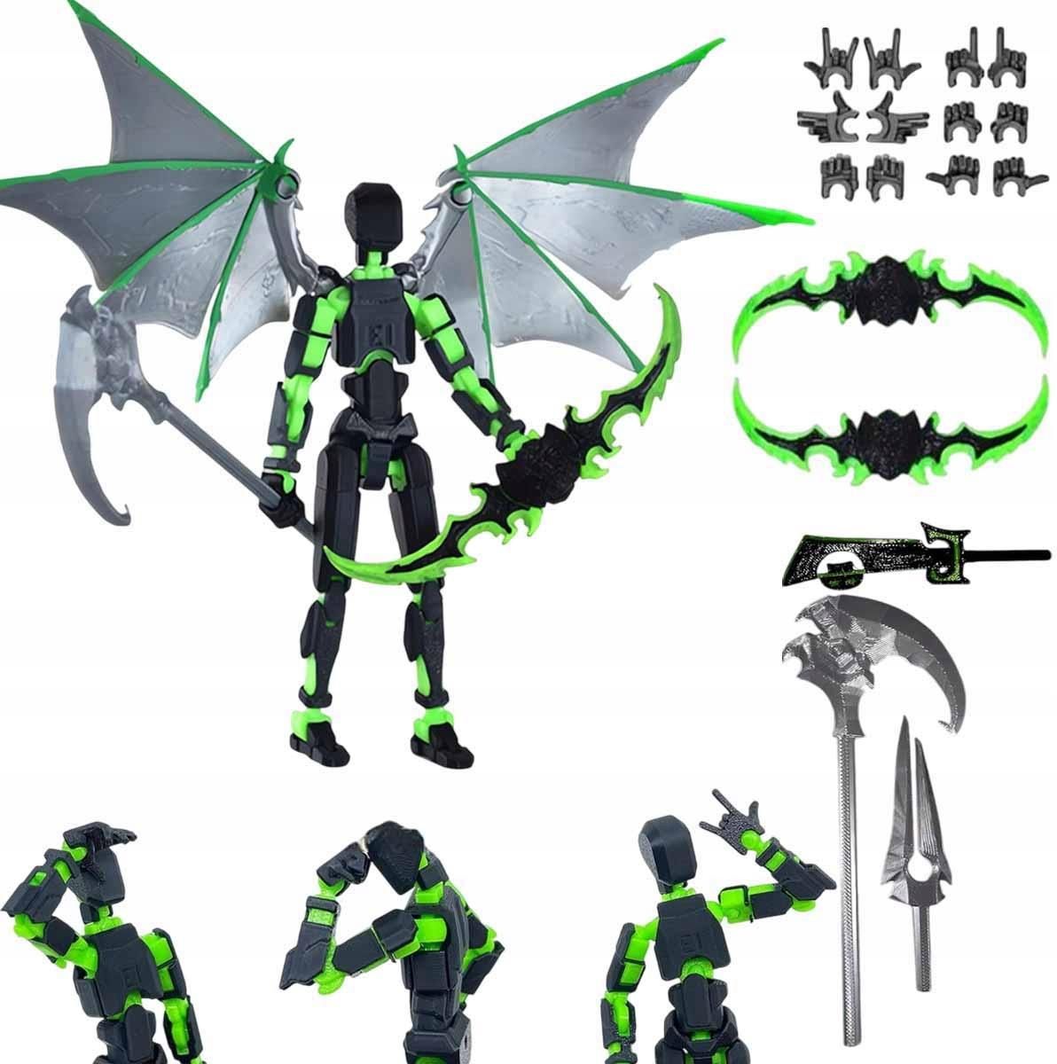 Robot 3D Grim Reaper Z Ruchomymi Stawami I Samodzielnym Montażem Diy ...
