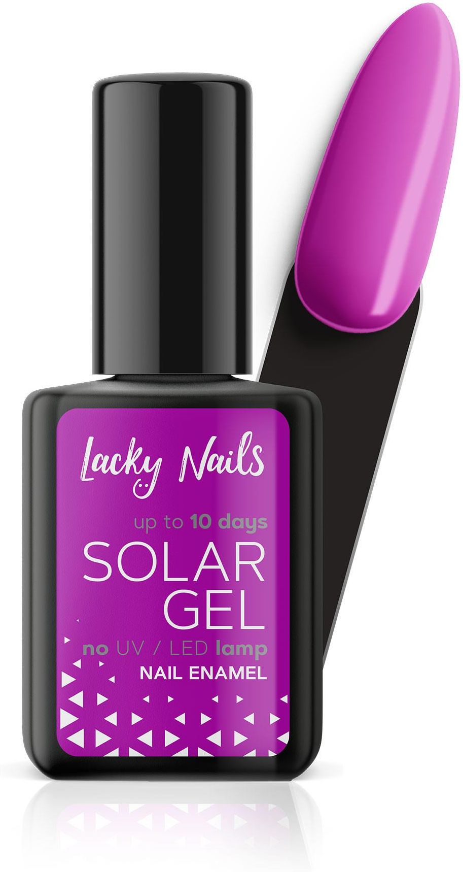 LACKY NAILS SOLAR GEL Lakier do paznokci, 23 Orchid Purple 10ml ...