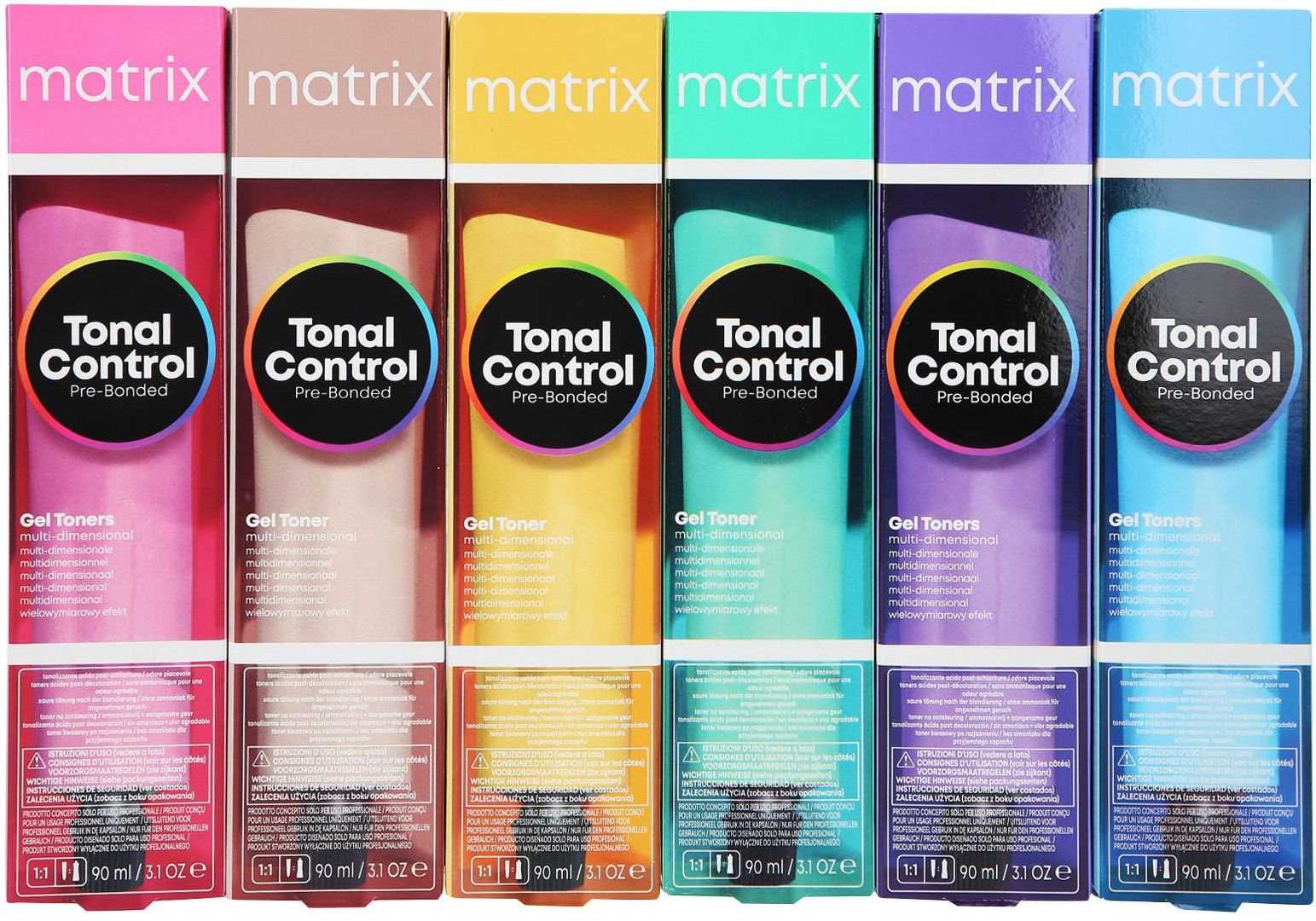 MATRIX TONAL CONTROL PRE-BONDED Żelowy toner do włosów bez amoniaku ...