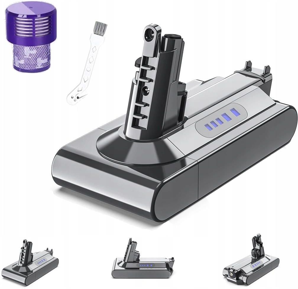 Bat Uniwersalna Bateria Akumulator Do Dyson V10 Sv12 Animal 6000Mah ...