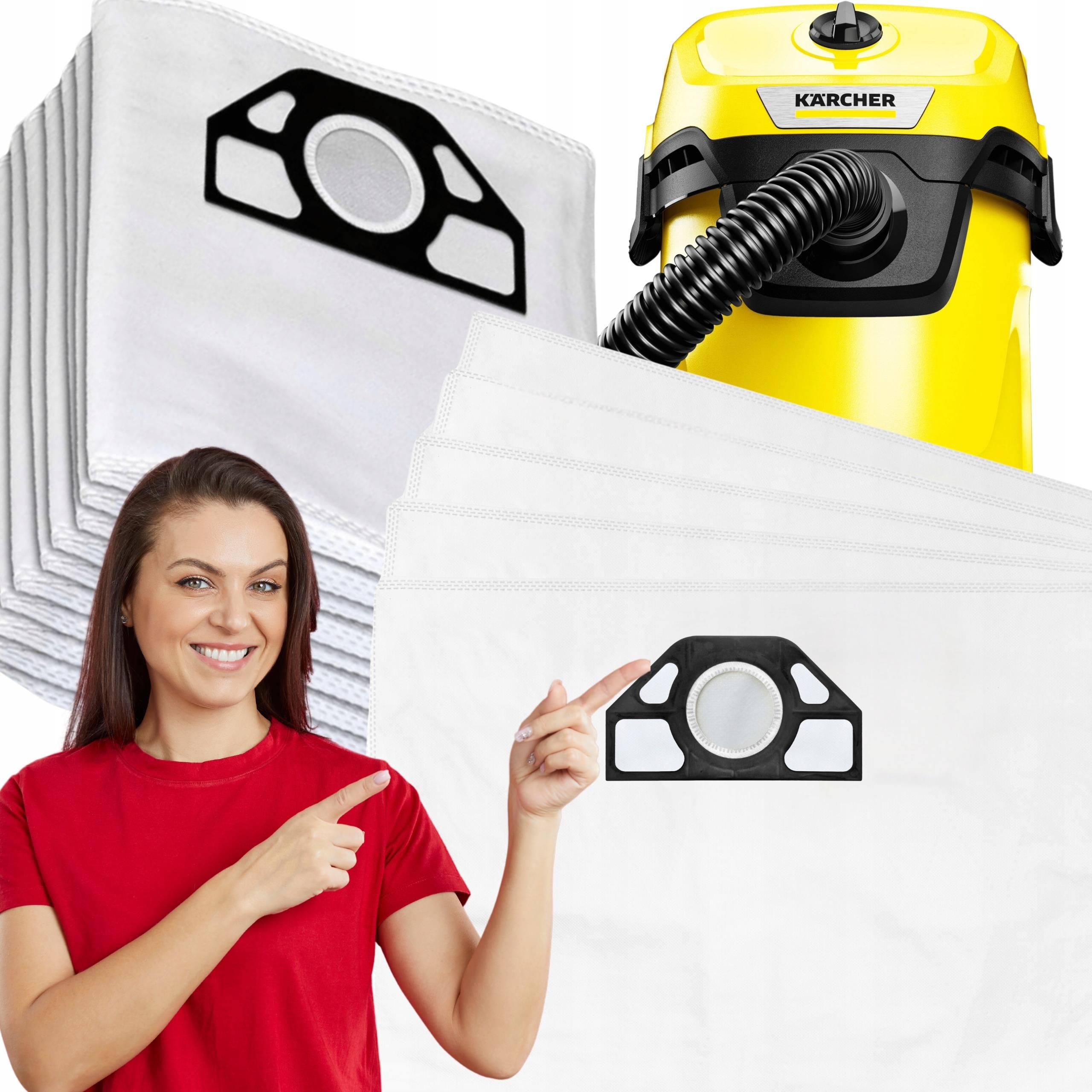 Worek do odkurzacza Bestdom24 5X Duży Worek Worki Do Wd3 V17 V15 V19 Se4001 Wd2 Plus V12 Kfi 357 ...