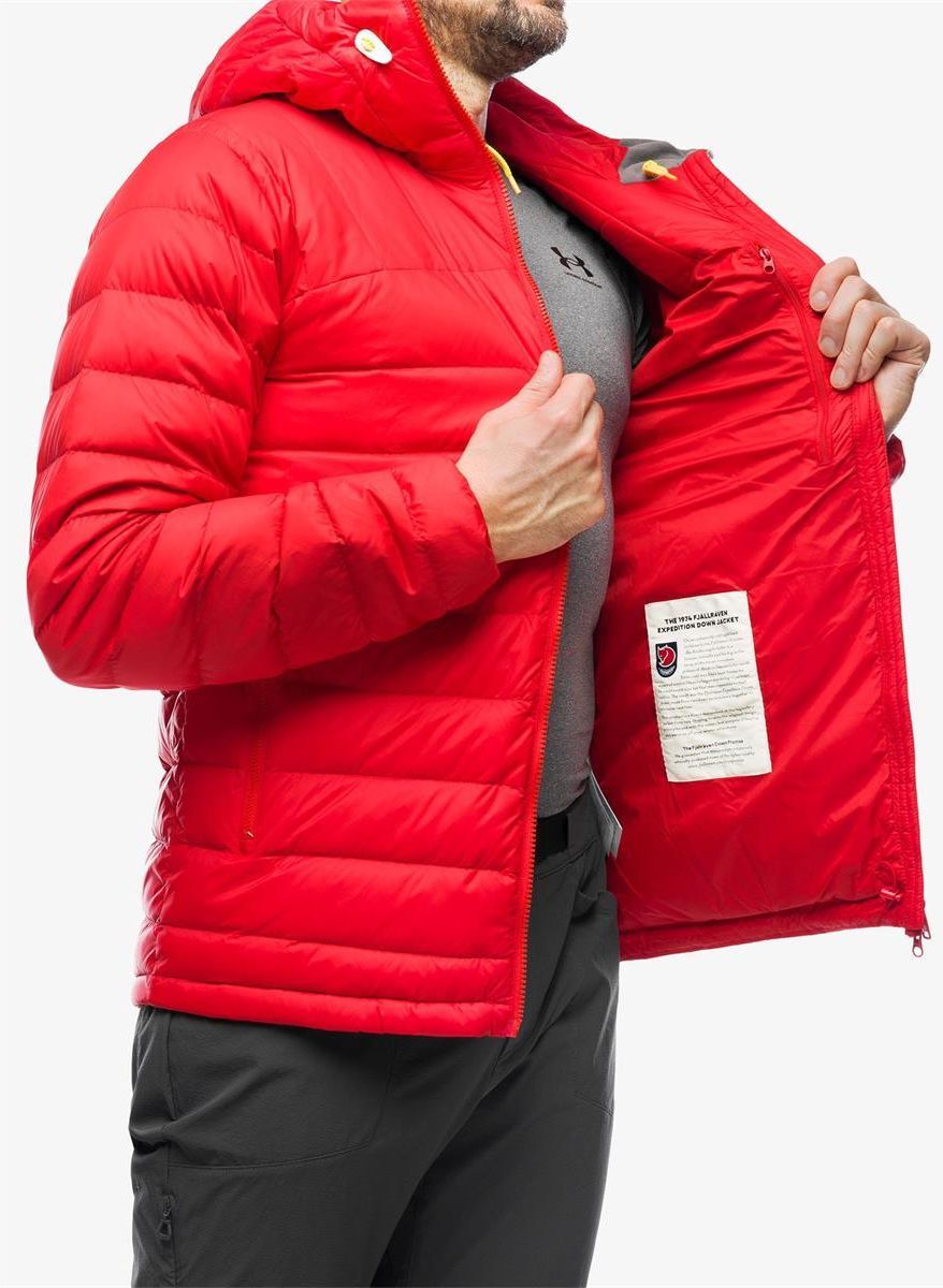 Kurtka Puchowa Fjallraven Expedition Pack Down Hoodie - T.Red - Ceny i ...