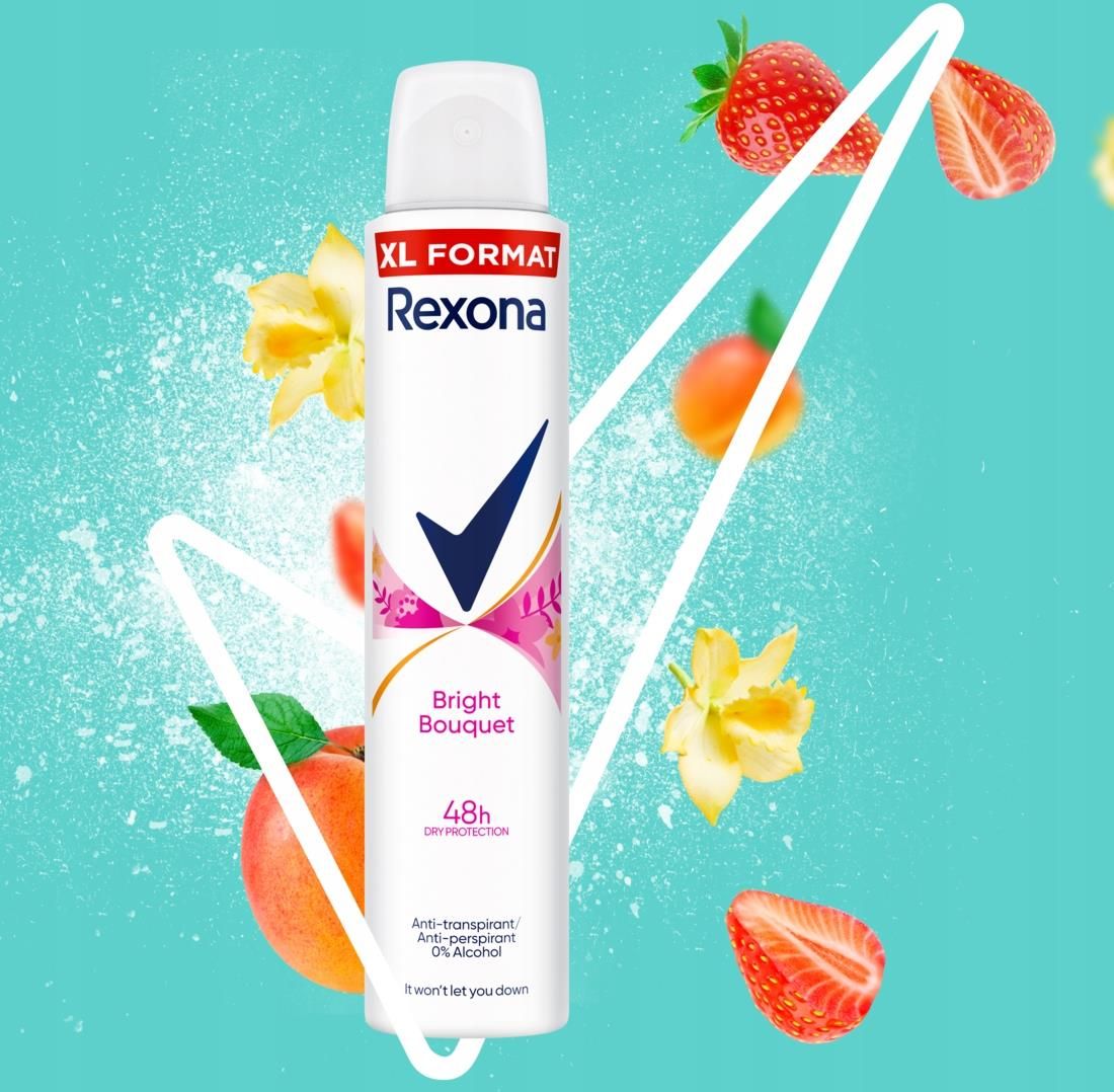 Rexona Bright Bouquet Women Antyperspirant W Aerozolu 6x200ml - Opinie ...