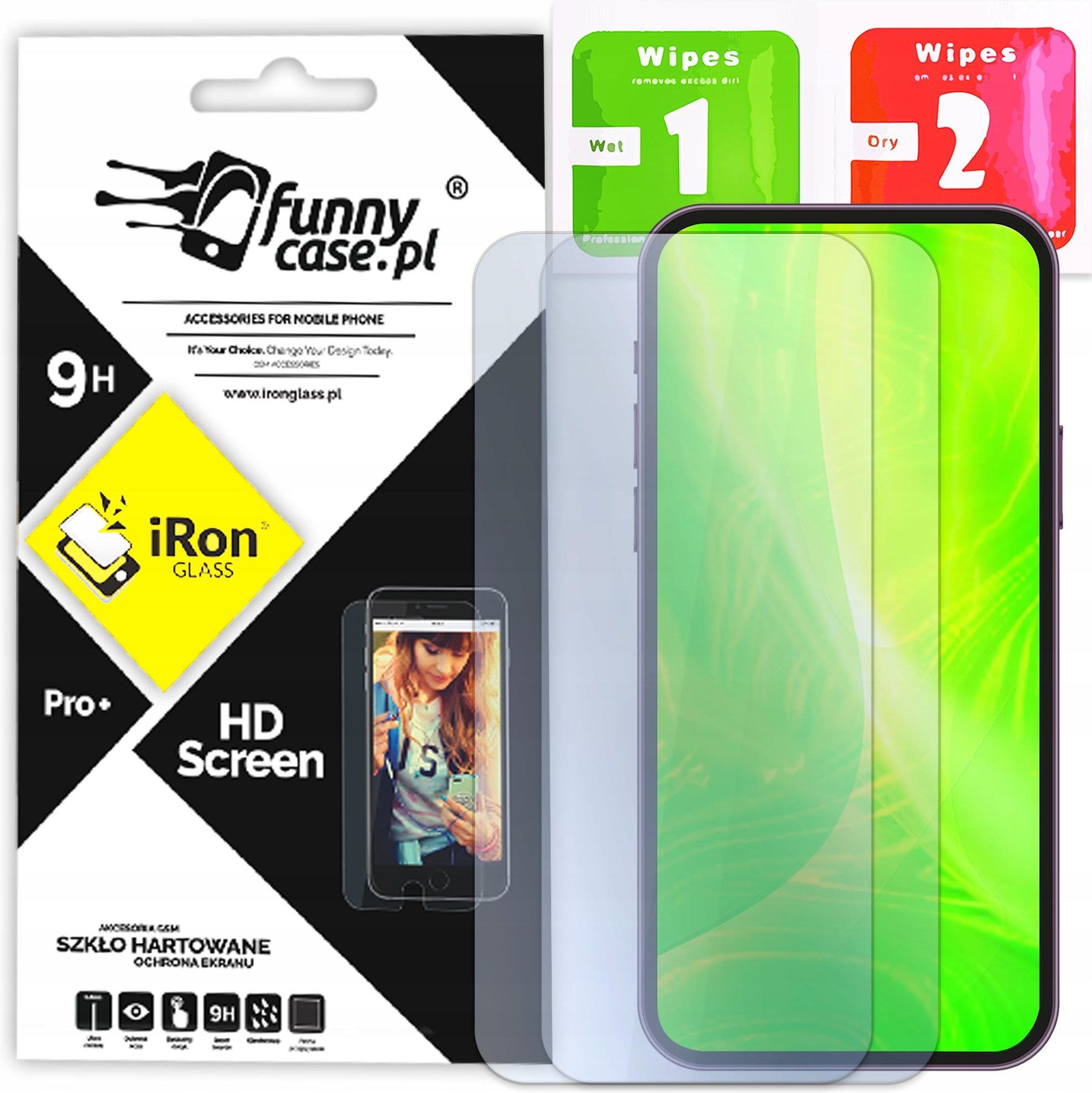 Ironglass Zestaw 2 Szt Szkło Hartowane Do Realme C20 Pancerne 9H Iron ...