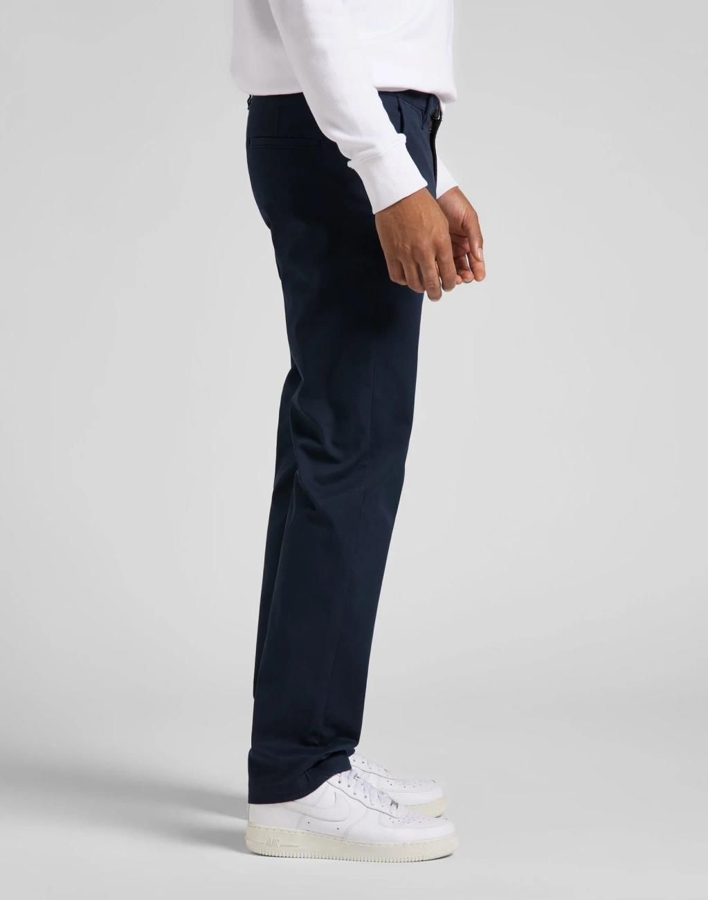 LEE MĘSKIE SPODNIE CHINO LEE REGULAR CHINO DEEP NAVY 112145530 - Ceny i ...