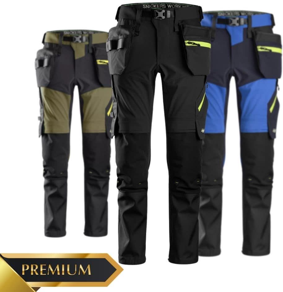 Spodnie Robocze Długie Stretch Z Workami Kieszeniowymi Snickers ...
