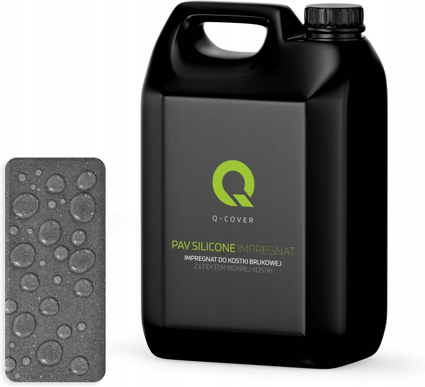 Q-Cover Impregnat Do Kostki Brukowej Hydrofobowy Bezbarwny Wet 5l ...