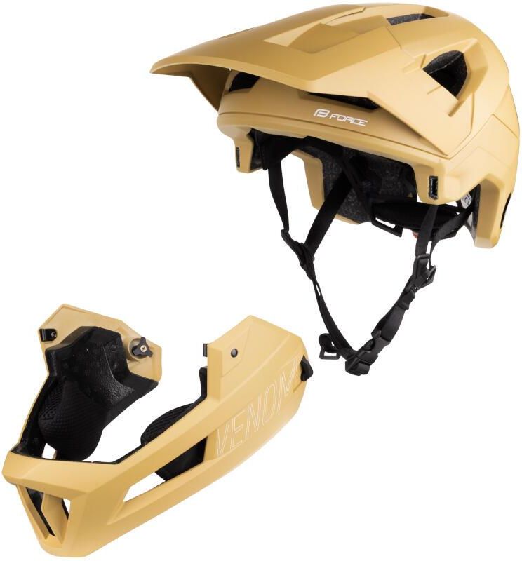 Kask Rowerowy Dla Dorosłych Full Face Force Venom Z Odpinaną Szczęką ...