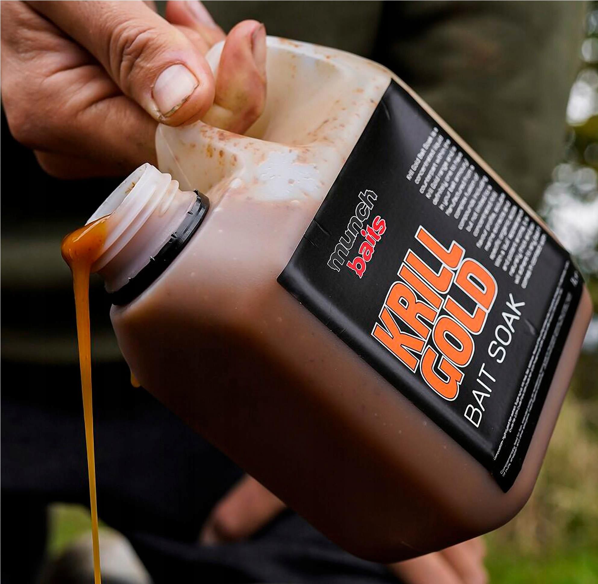 Munch Baits Liquid Soak Krill Gold Bait 1L Na Karpie Karpiowe - Ceny i ...