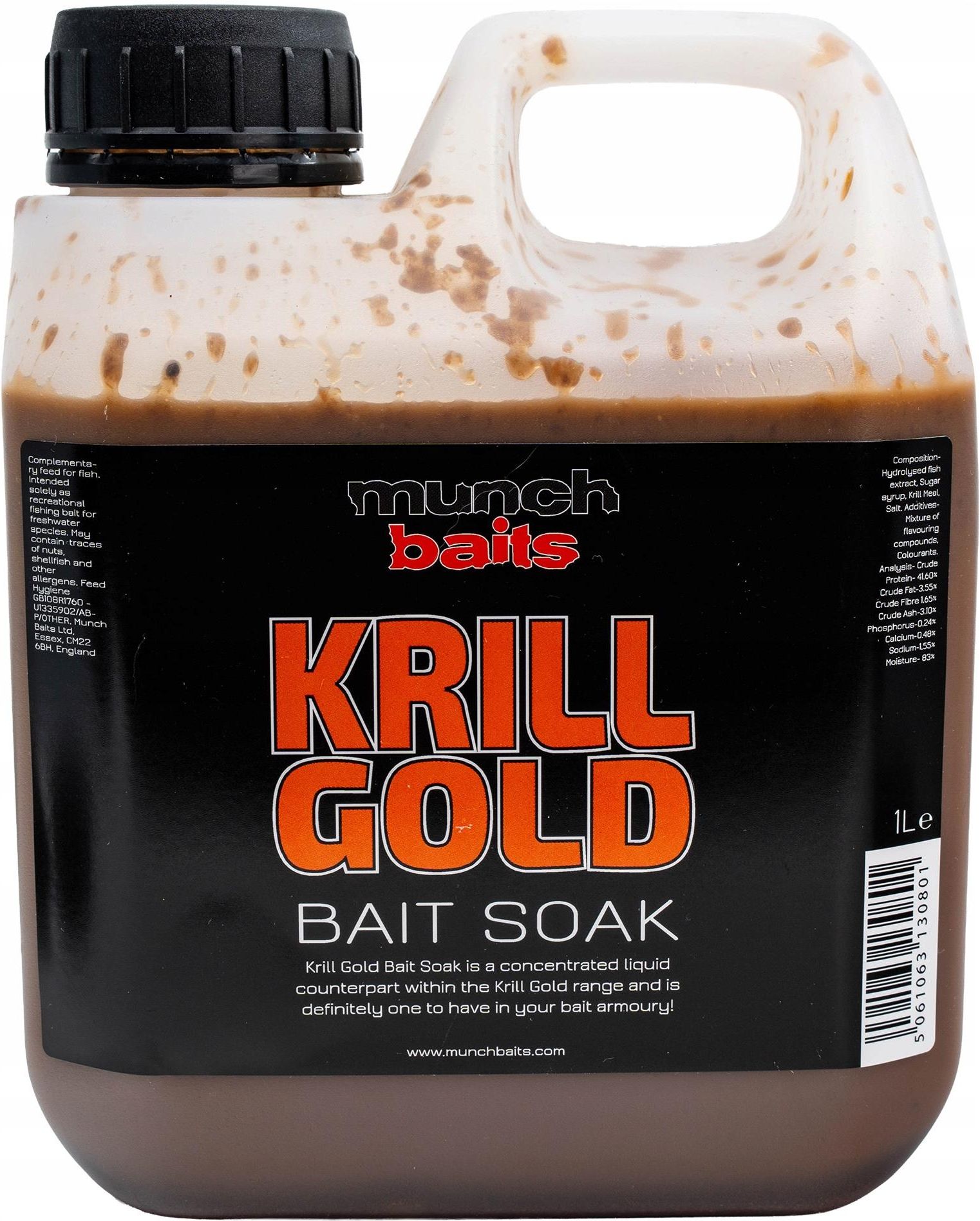 Munch Baits Liquid Soak Krill Gold Bait 1L Na Karpie Karpiowe - Ceny i ...