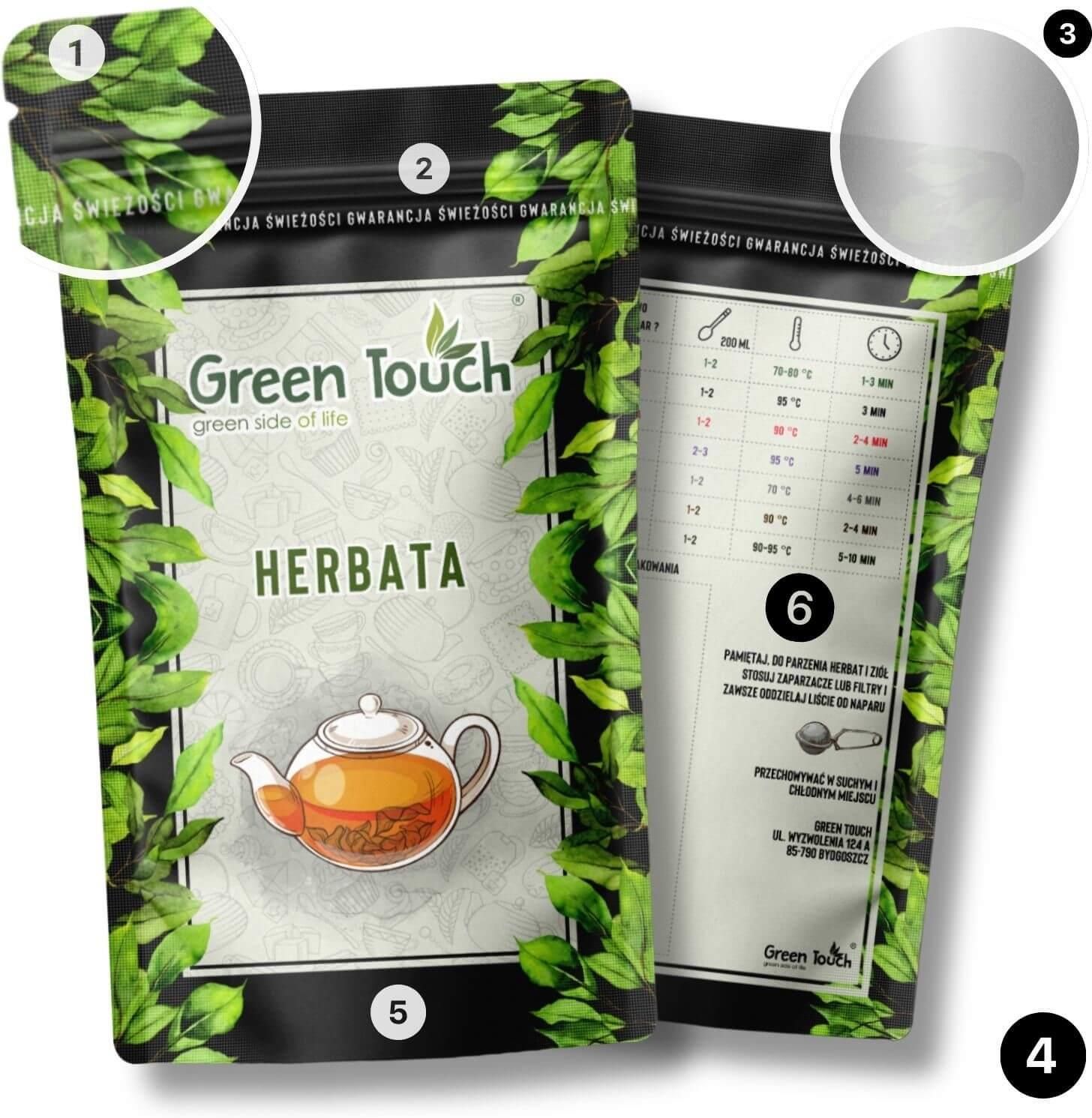 Herbata Green Touch Letni Kompot 100g Herbata Owocowa Jabłko Pomarańcza ...