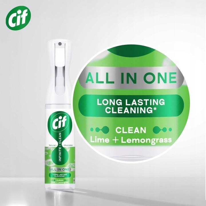 Cif Zestaw Infinite Clean Uniwersalny Spray do Czyszczenia 3x280ml Mix ...