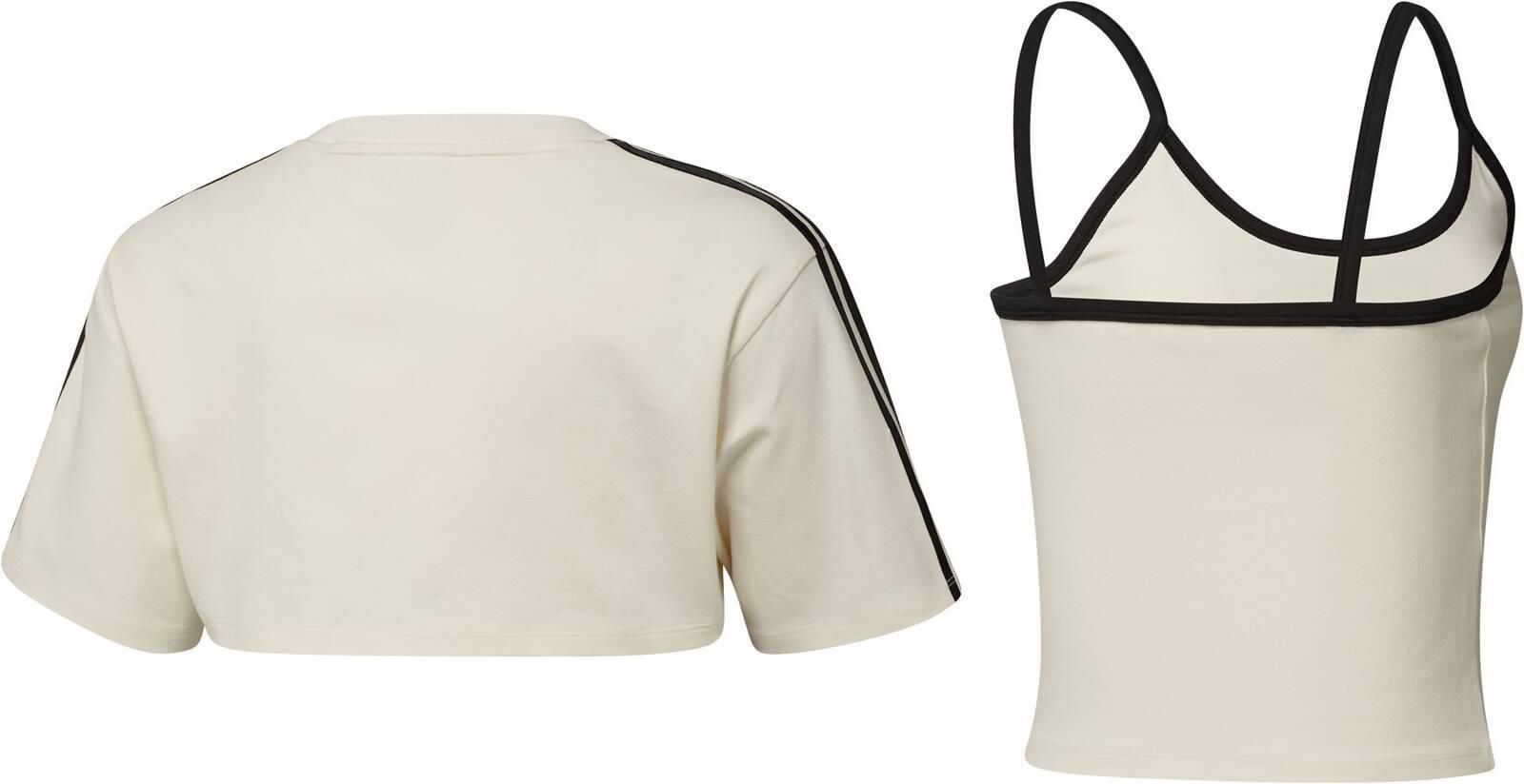 Komplet koszulek damski adidas CUTOUT CALI beżowy JJ3090 - Ceny i ...