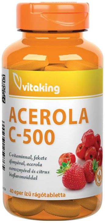 Vitaking Vitamin C-500 Acerola Raspberry 40Tabl. Truskawka - Opinie i ...