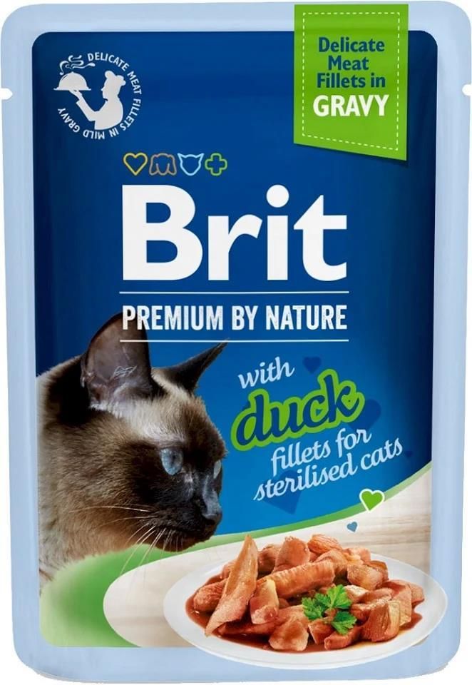 Karma Brit Premium Cat Sterilised Duck Gravy 24x85G - Ceny i opinie - Ceneo.pl
