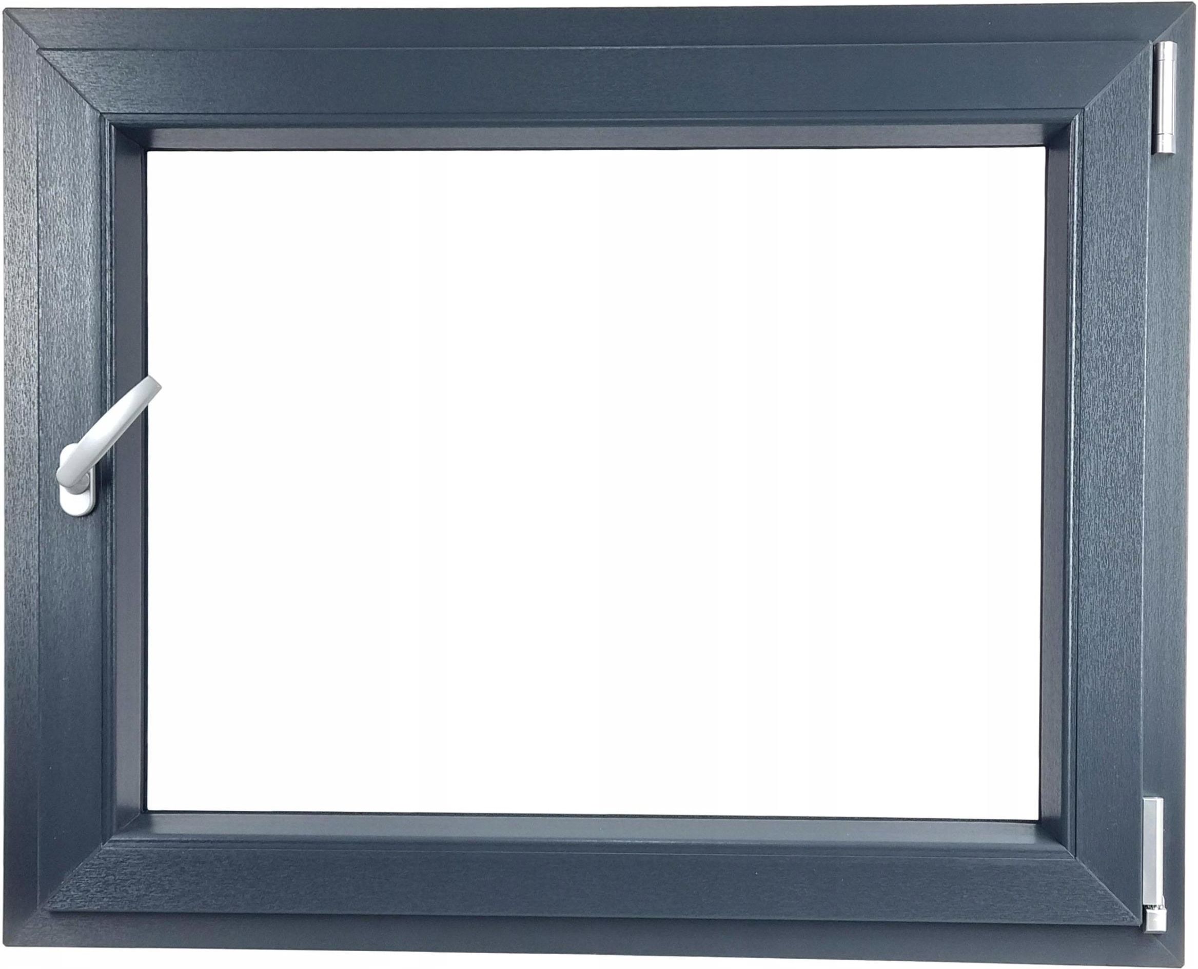 Alucon Okno Pcv Dwustronne Antracyt Lewe 80x70cm - Opinie i ceny na ...