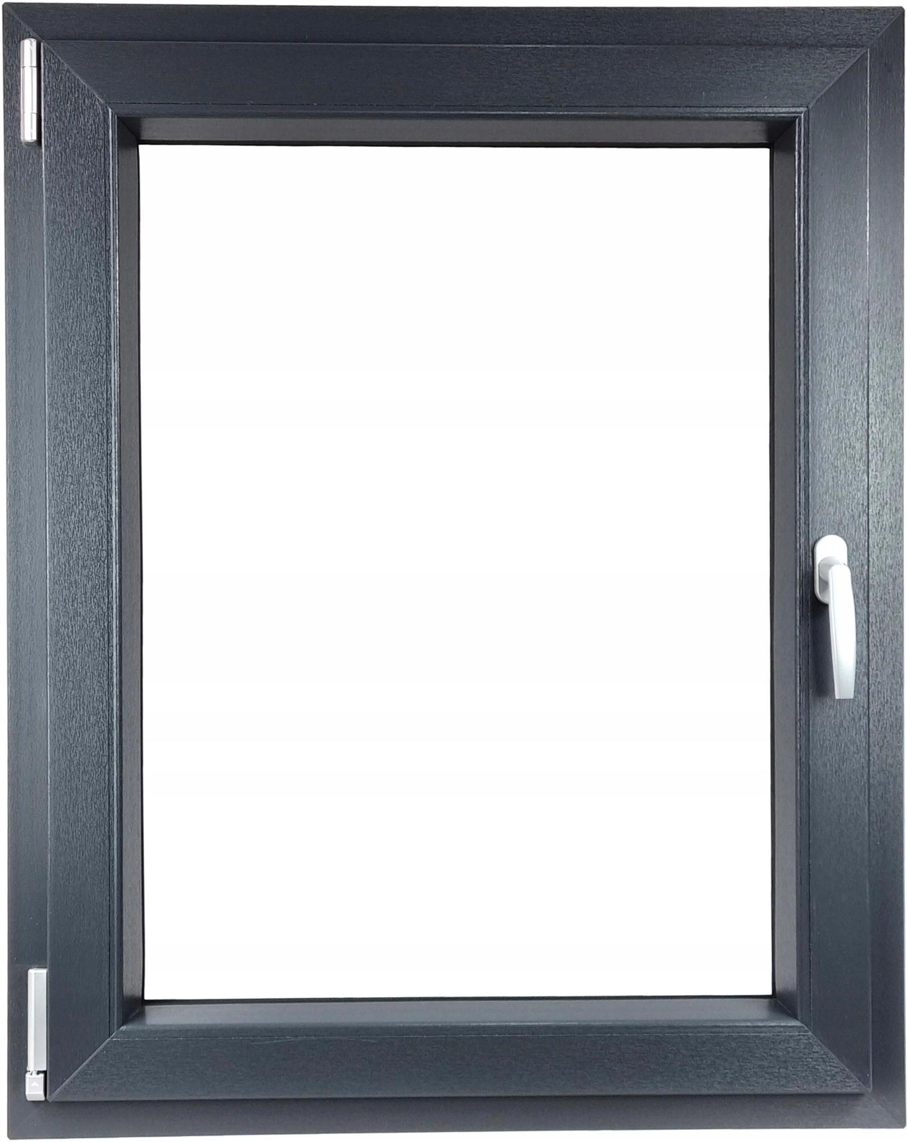 Alucon Okno Pcv Dwustronne Antracyt Lewe 80x130cm - Opinie i ceny na ...