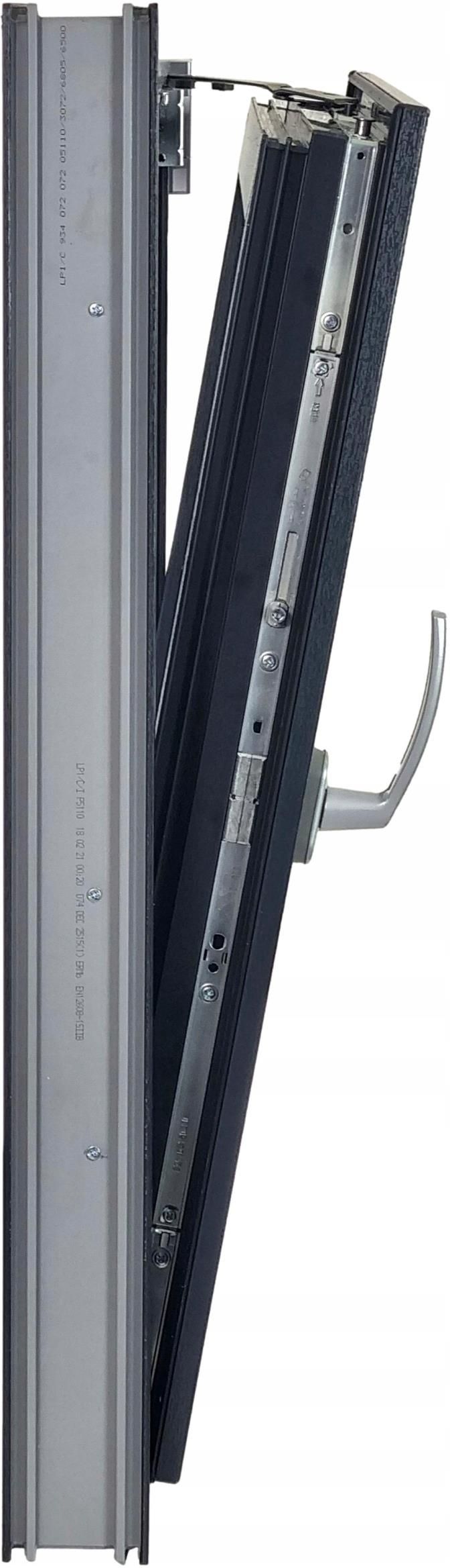 Alucon Okno Pcv Dwustronne Antracyt Prawe 40x130cm - Opinie i ceny na ...