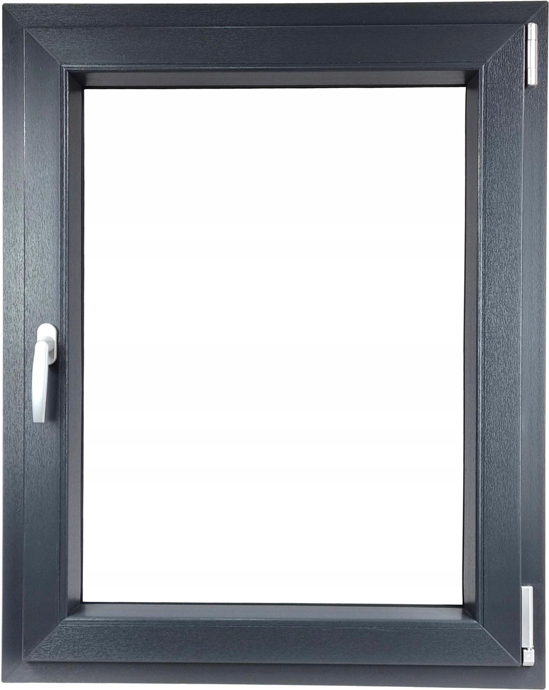 Alucon Okno Pcv Dwustronne Antracyt Prawe 40x130cm - Opinie i ceny na ...