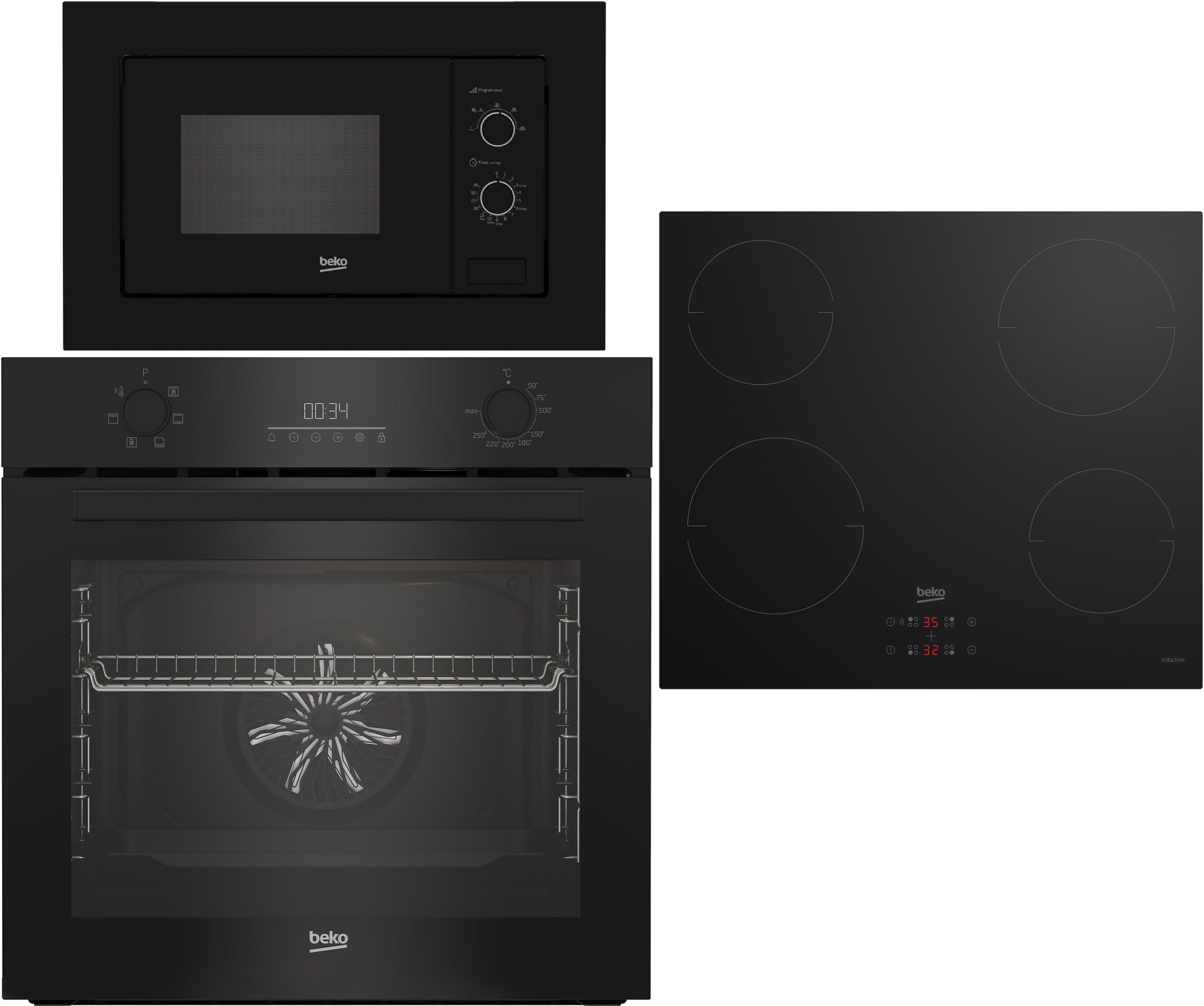 Zestaw AGD Beko BBIE17300B + BMOB20202B + HII64401MT - Opinie i ceny na Ceneo.pl