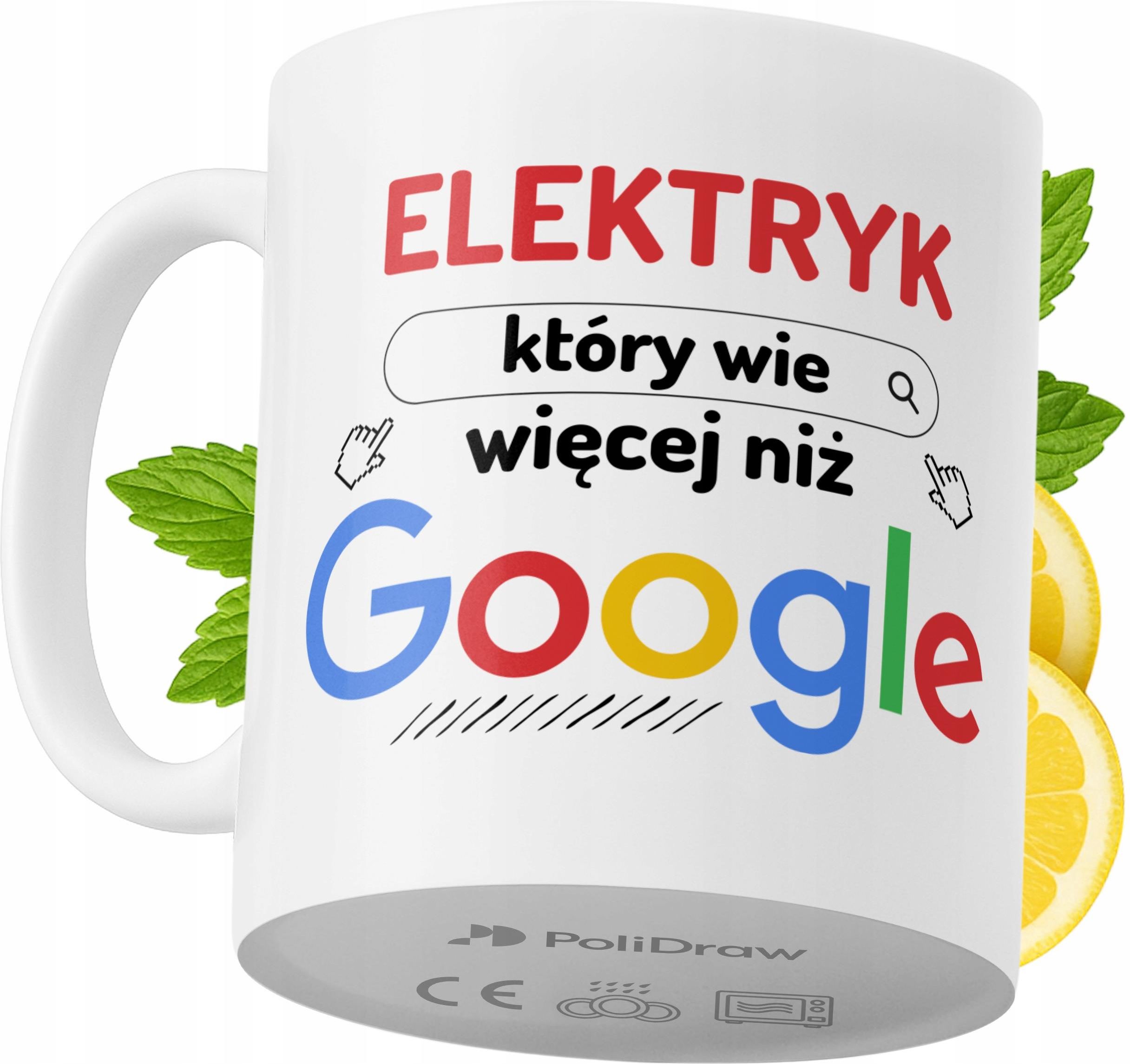 Polidraw Kubek Dla Elektryka Na Prezent Z Nadrukiem Ze Zdjęciem 330ml - Opinie i atrakcyjne ceny ...