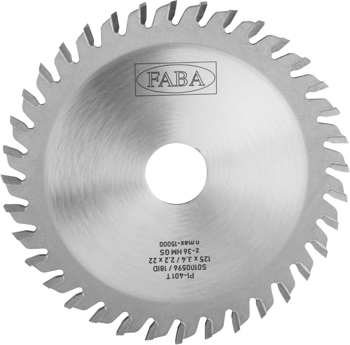 Tarcza tnąca Faba Frez Piłkowy Hm 125X22X36Z H3.4mm S0100596 - Opinie i ...