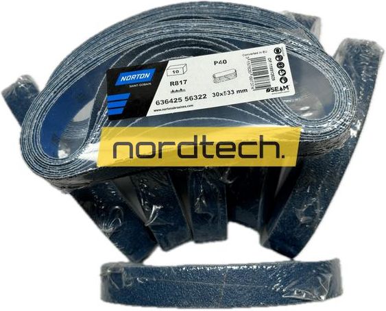 Norton Saint-Gobain Wąski Pas Ścierny Bezkońcowy Norton R929 19x457mm ...