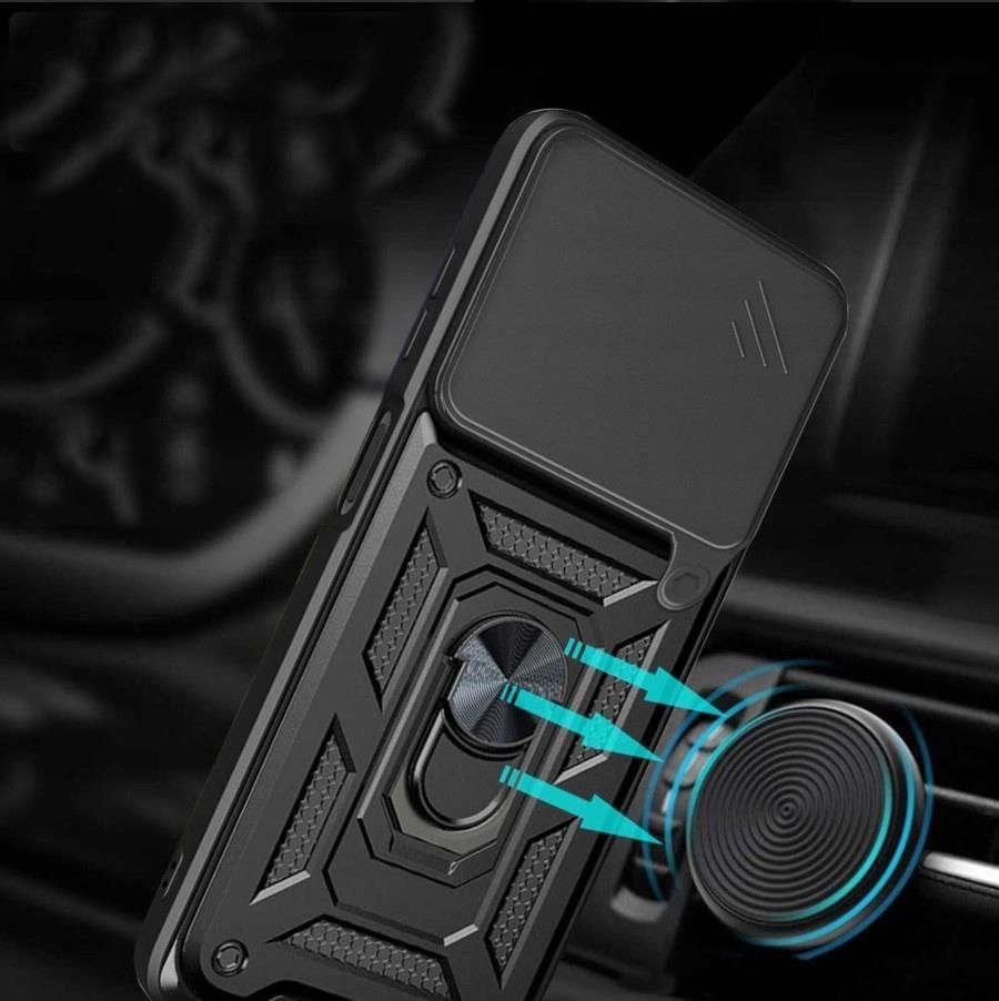 Etui Pancerne Slide Ring Cam Shield Do Oppo A5 Pro 5G - Etui na telefon, ceny i opinie - Ceneo.pl