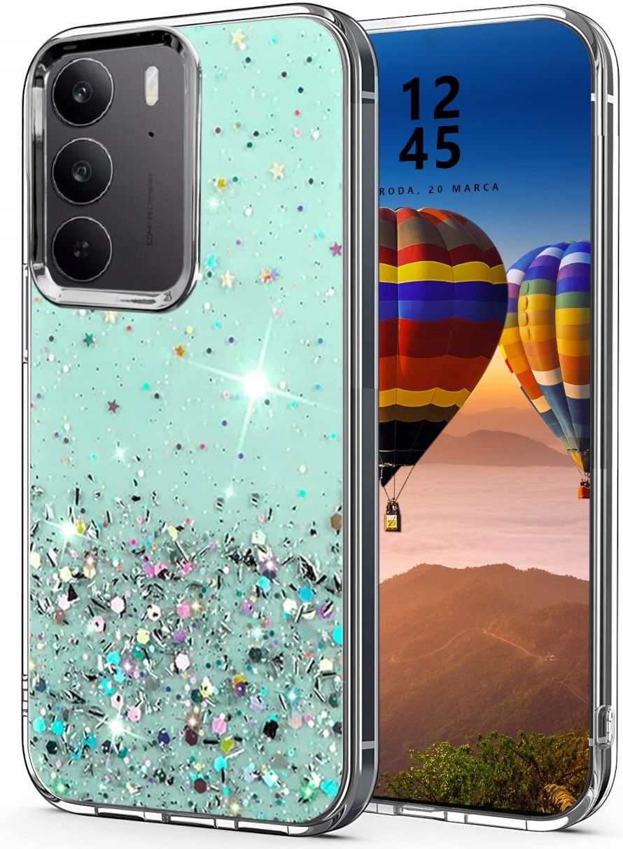 Etui Plecki Glitter Case Brokat Do Realme C75 4G 2x Szkło - Etui na ...