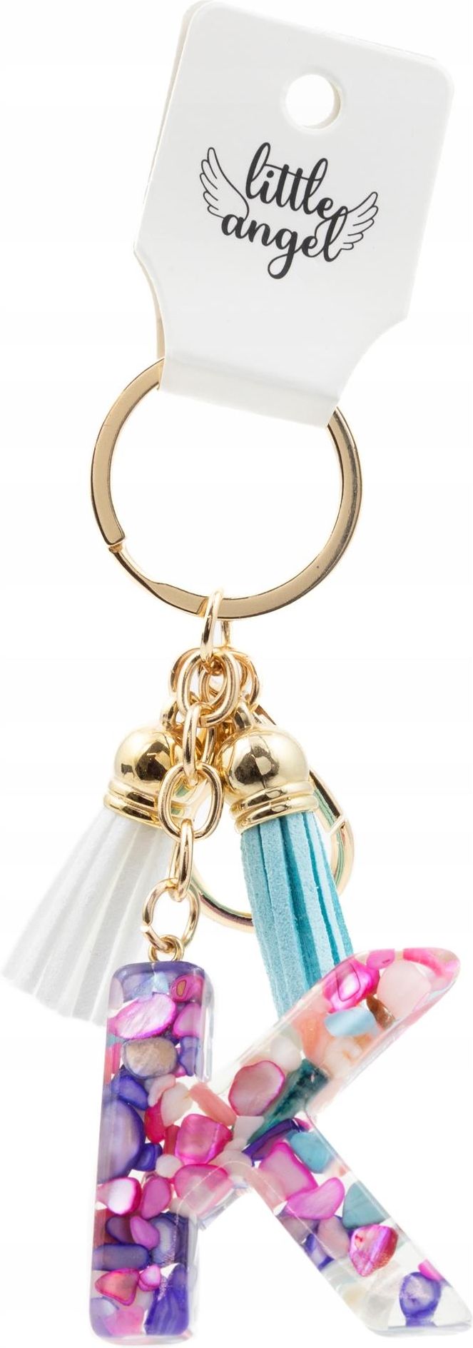 Little Angel Brelok Do Kluczy Literka K Akrylowa Z Kolorowymi ...