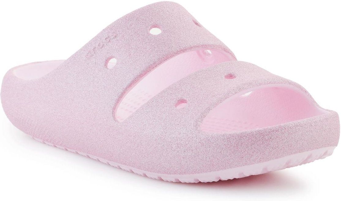 Klapki Crocs Classic Glitter Sandal V2 K 209705-6ZW - Ceny i opinie ...