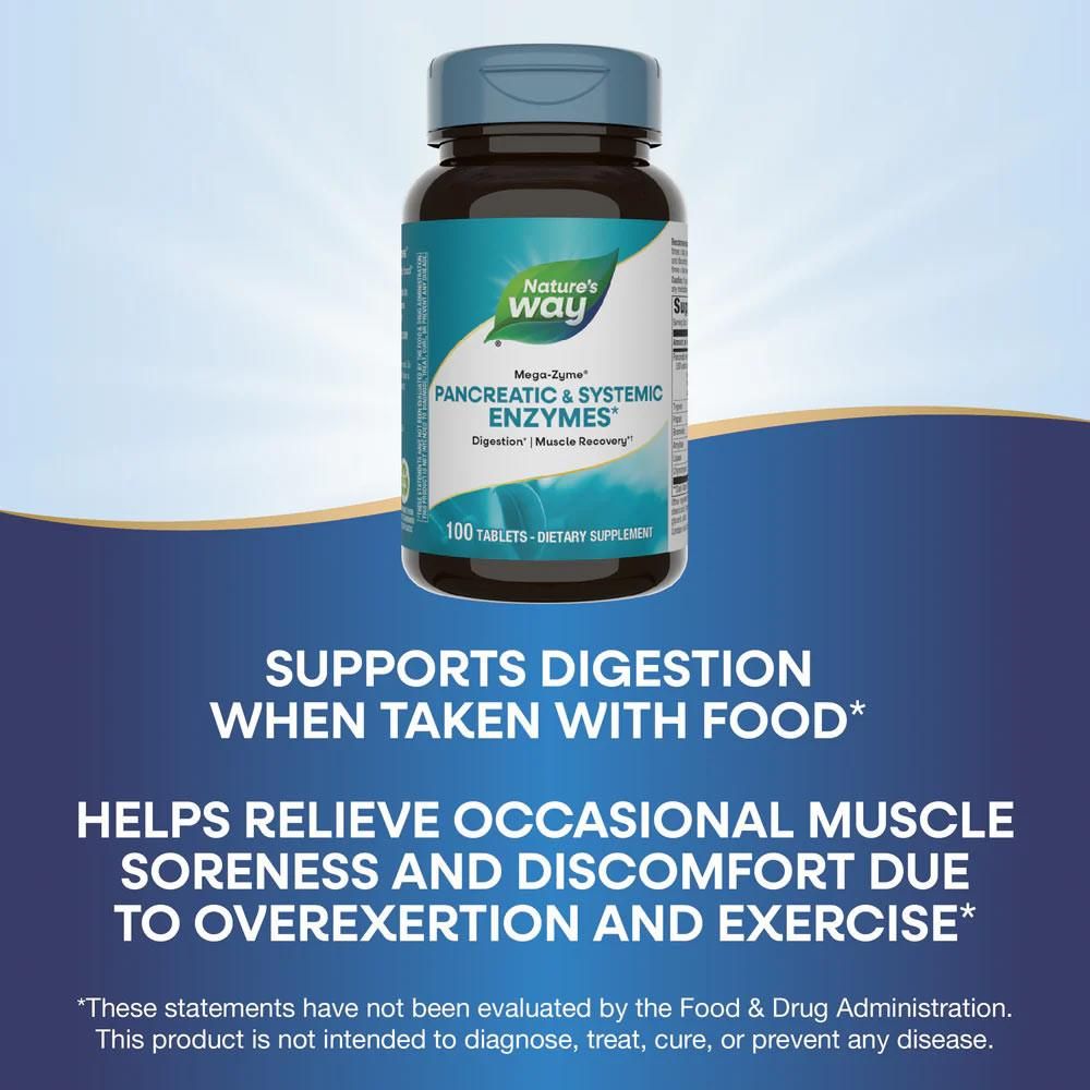Nature'S Way Nature&S Mega-Zyme 100 tabl. - Ceny i opinie - Ceneo.pl