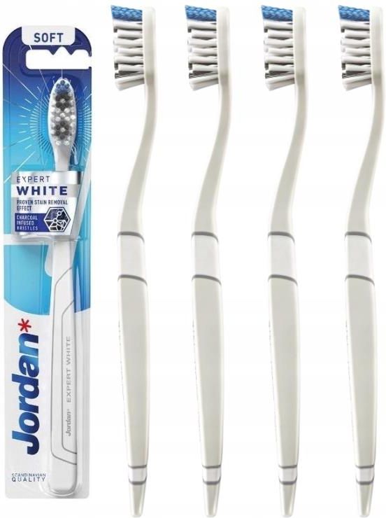Jordan Manualna Szczoteczka Do Zębów Expert White Soft Miękkie Włosie ...