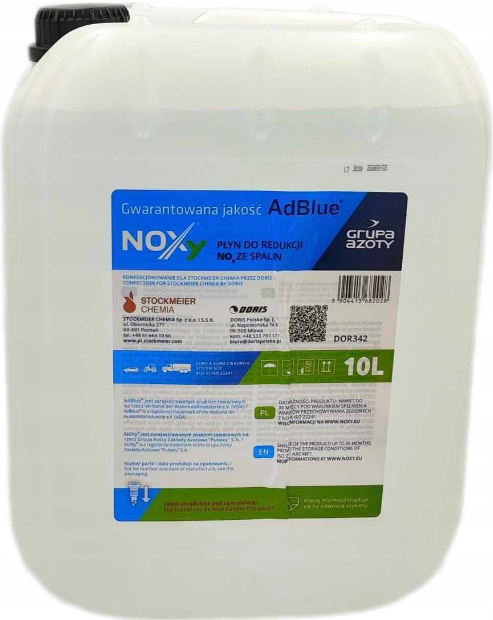 Noxy Płyn Adblue 10L Ad Blue Lejek Euro 5 6 - Opinie i ceny na Ceneo.pl