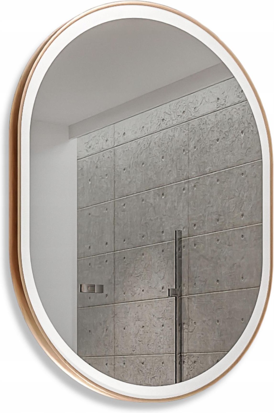 Alasta Lustro Złota Rama Led 70x100 Hamburg Glamour - Opinie i ...