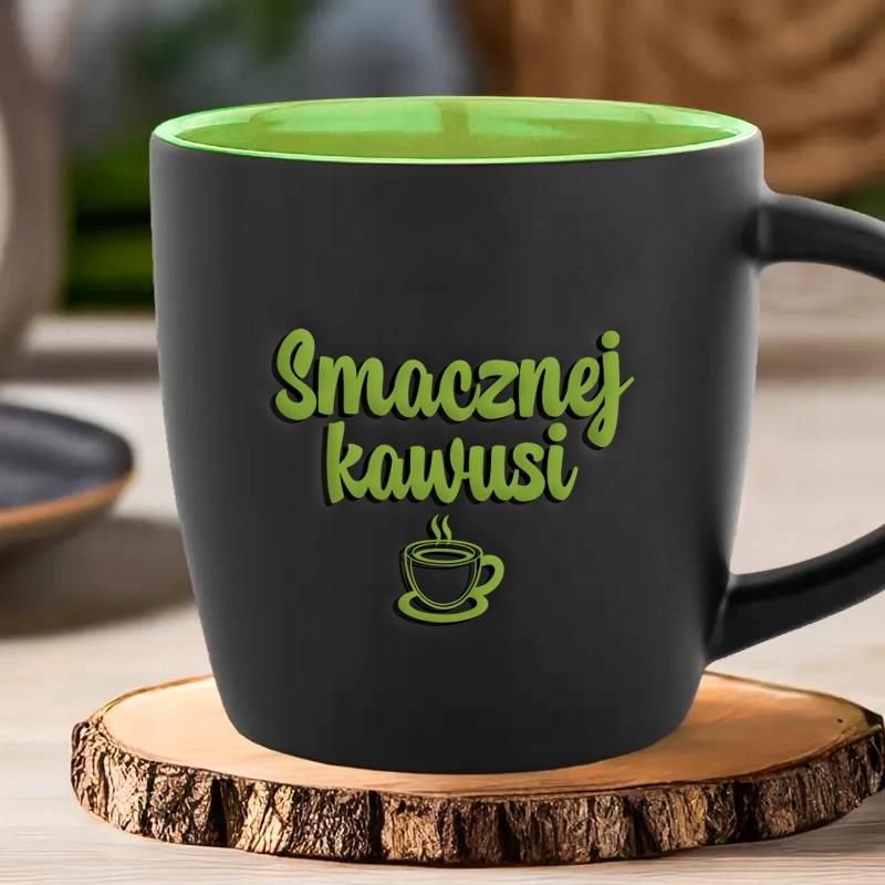 Kubek Boston Zielony Smacznej Kawusi Upominek Urodziny Grawer - Opinie ...