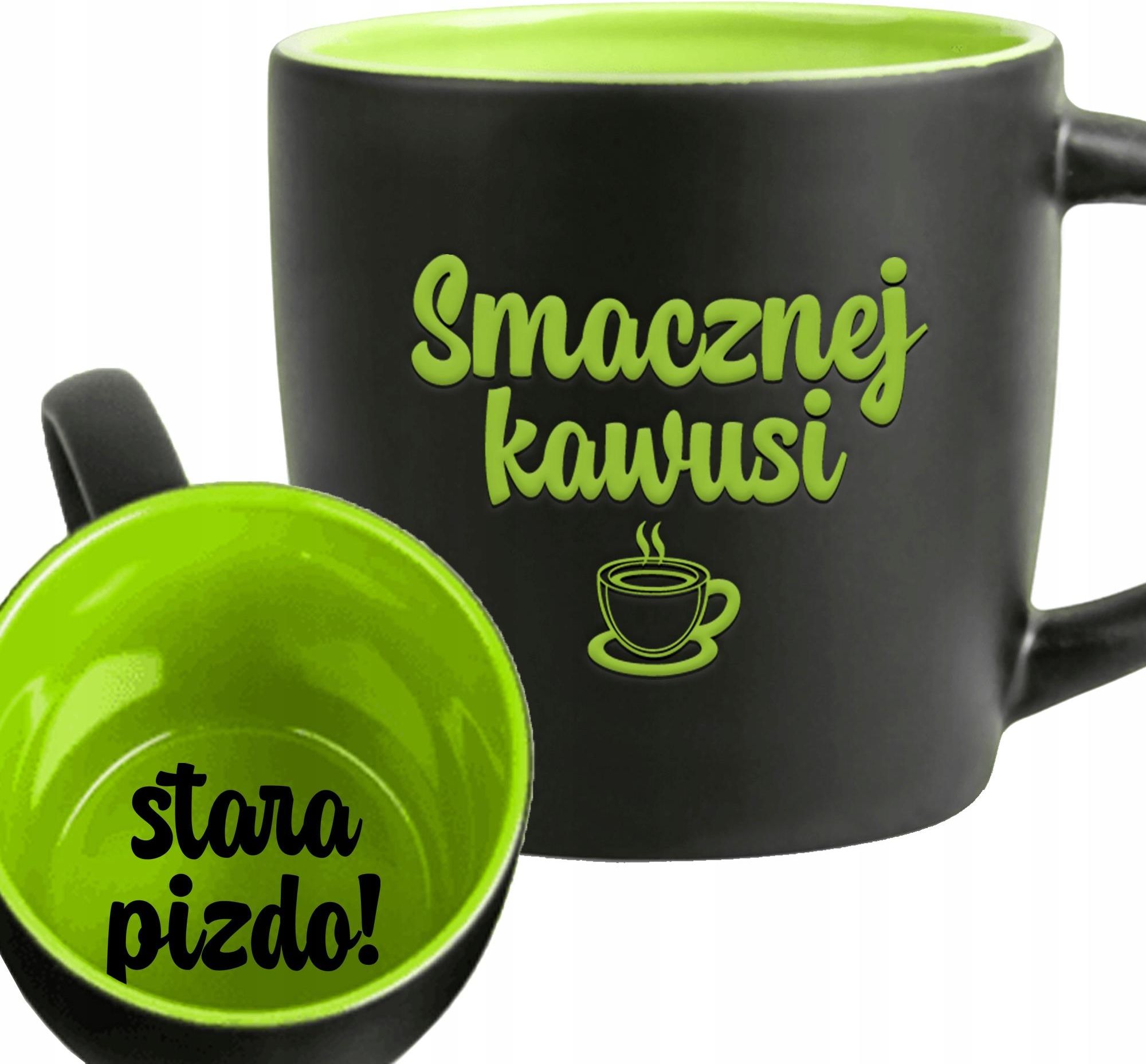 Kubek Boston Zielony Smacznej Kawusi Upominek Urodziny Grawer - Opinie ...