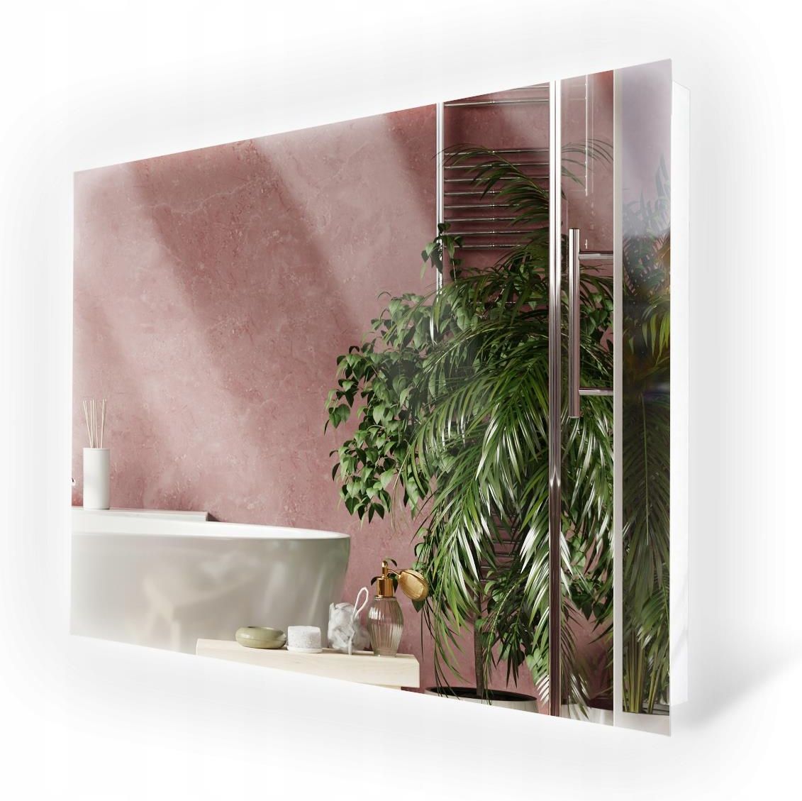 Home & Decor Group Nowoczesne Lustro Łazienkowe Led 60x50cm Porto ...
