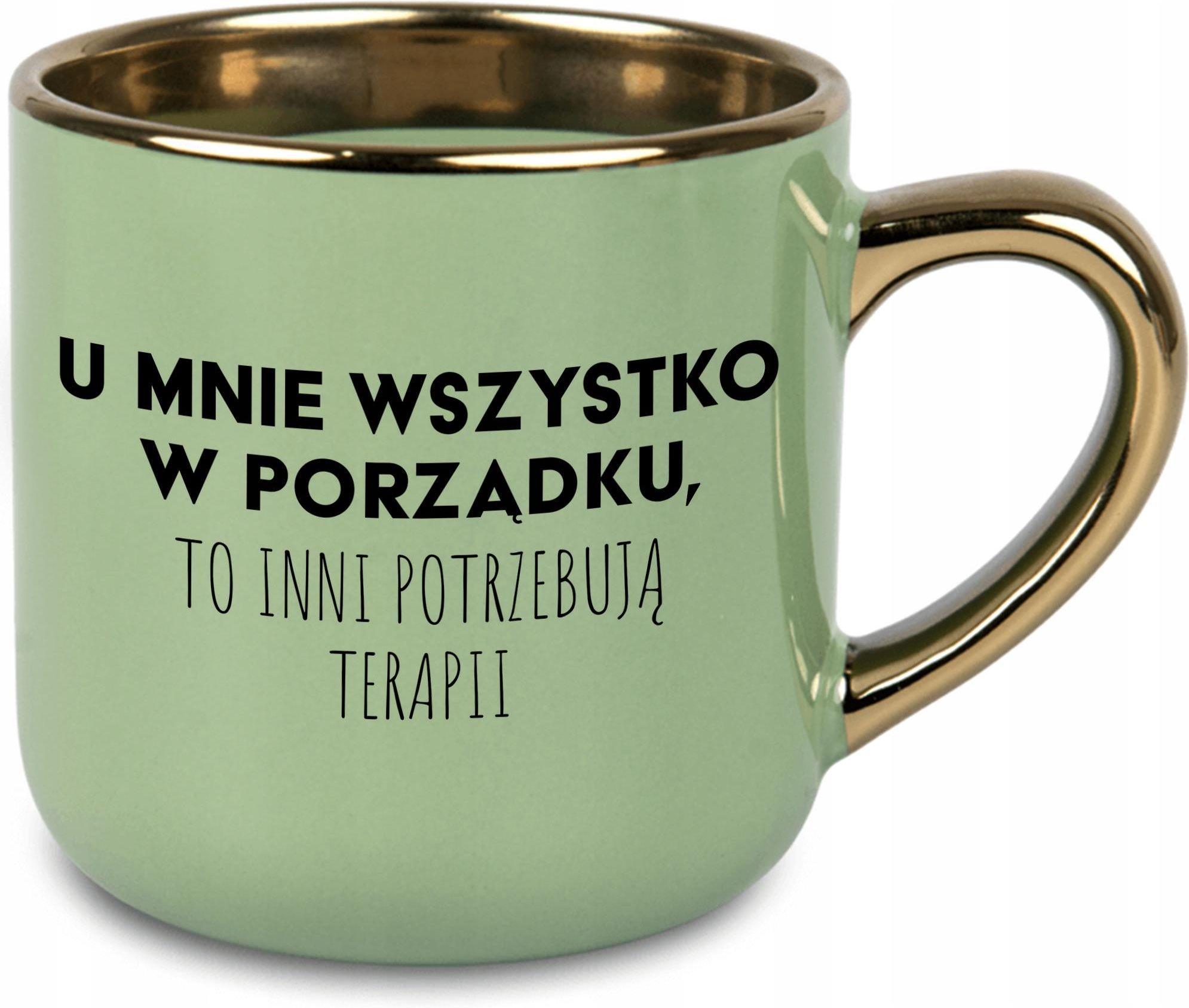 Funandstyle Kubek Maxi Elegant Zielony Inni Potrzebują Terapii Na ...